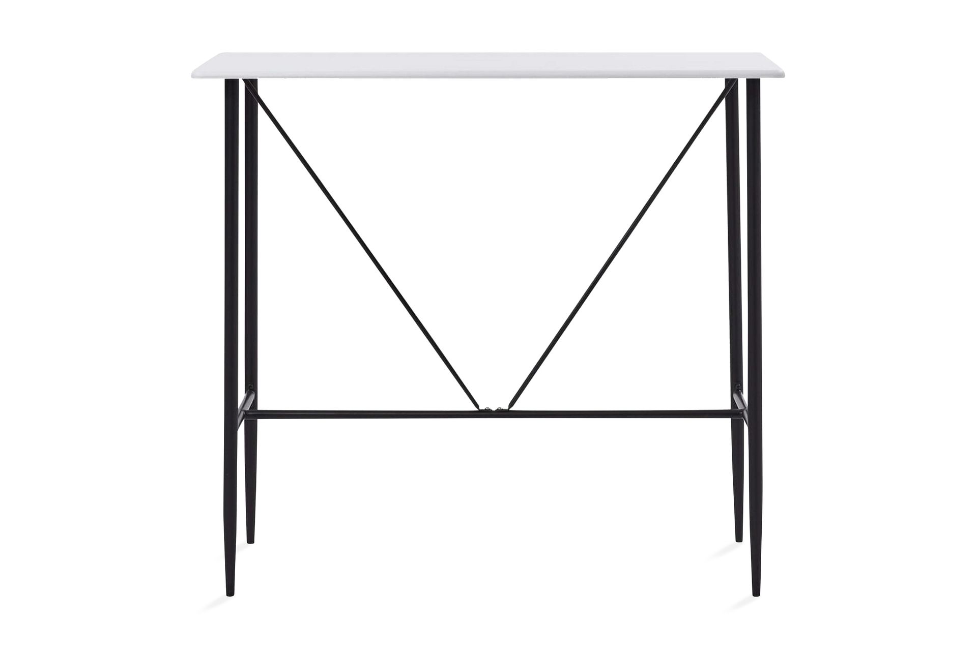 Barbord vit 120x60x110 cm MDF - Barbord & ståbord | Trademax.se