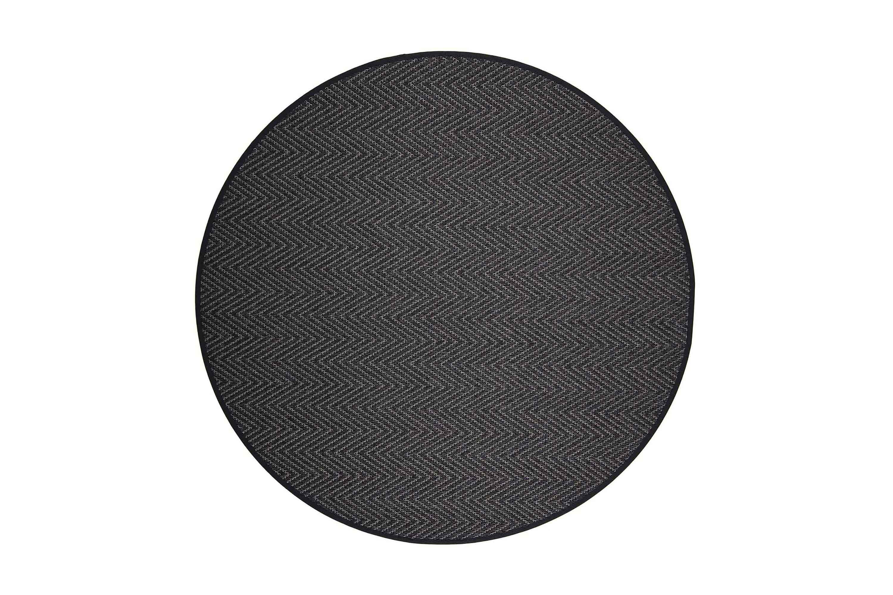 Elsa Matta Rund 133 cm Svart - Ullmatta | Trademax.se