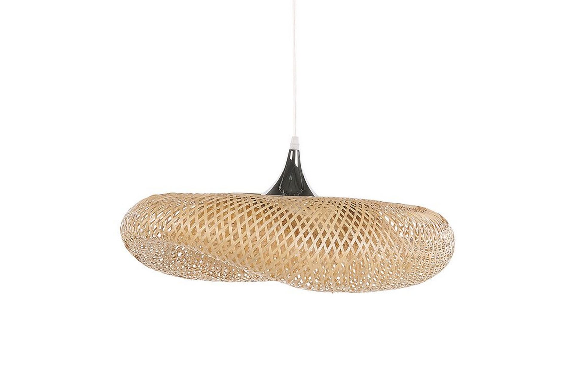 Taklampe Dunboyne Stor Bambus/Lysebrun - Belysning - Chilli