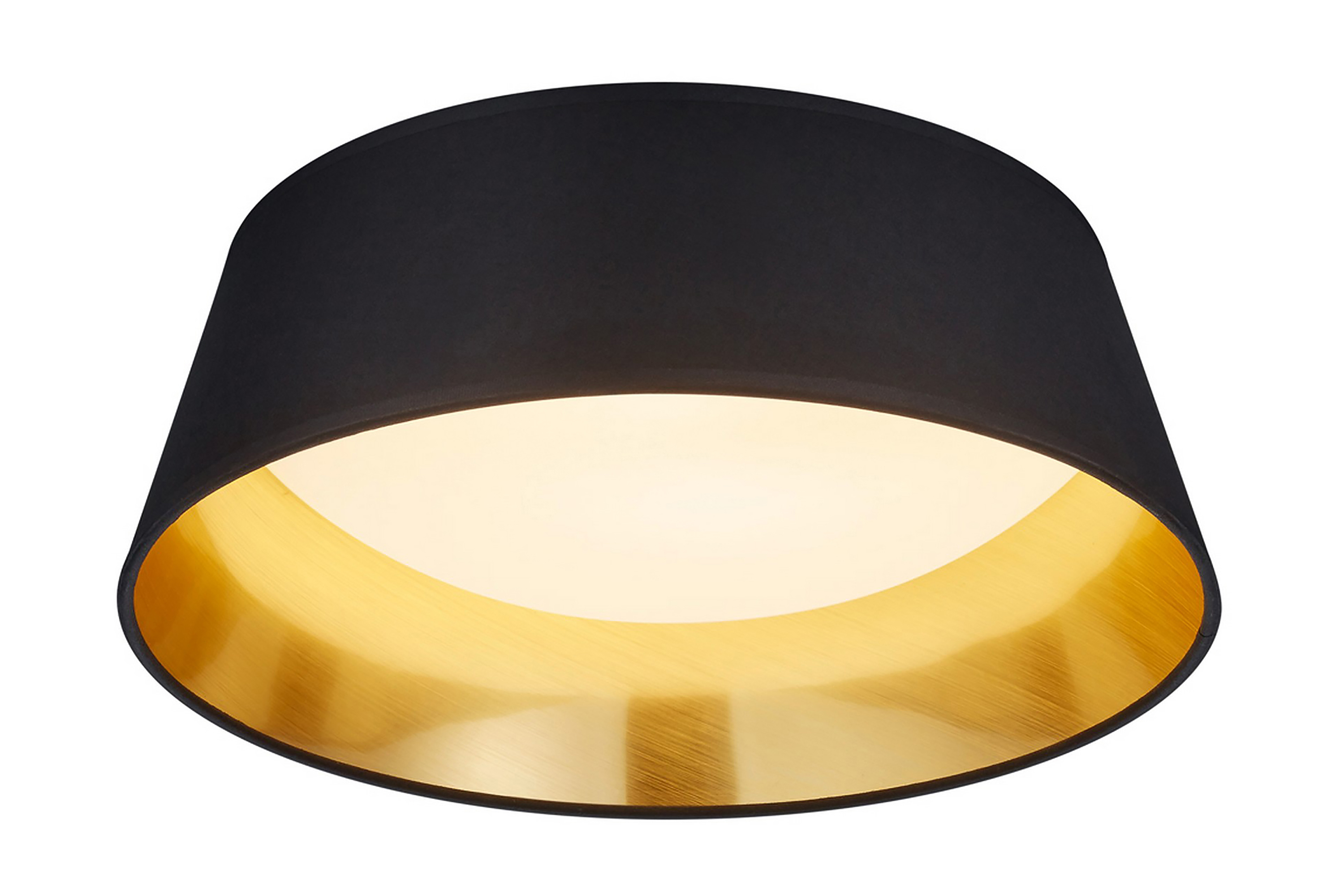 Trio Lighting Ponts LED Plafond 34cm svart/ guld Svart/Guld - Belysning & el - Trademax