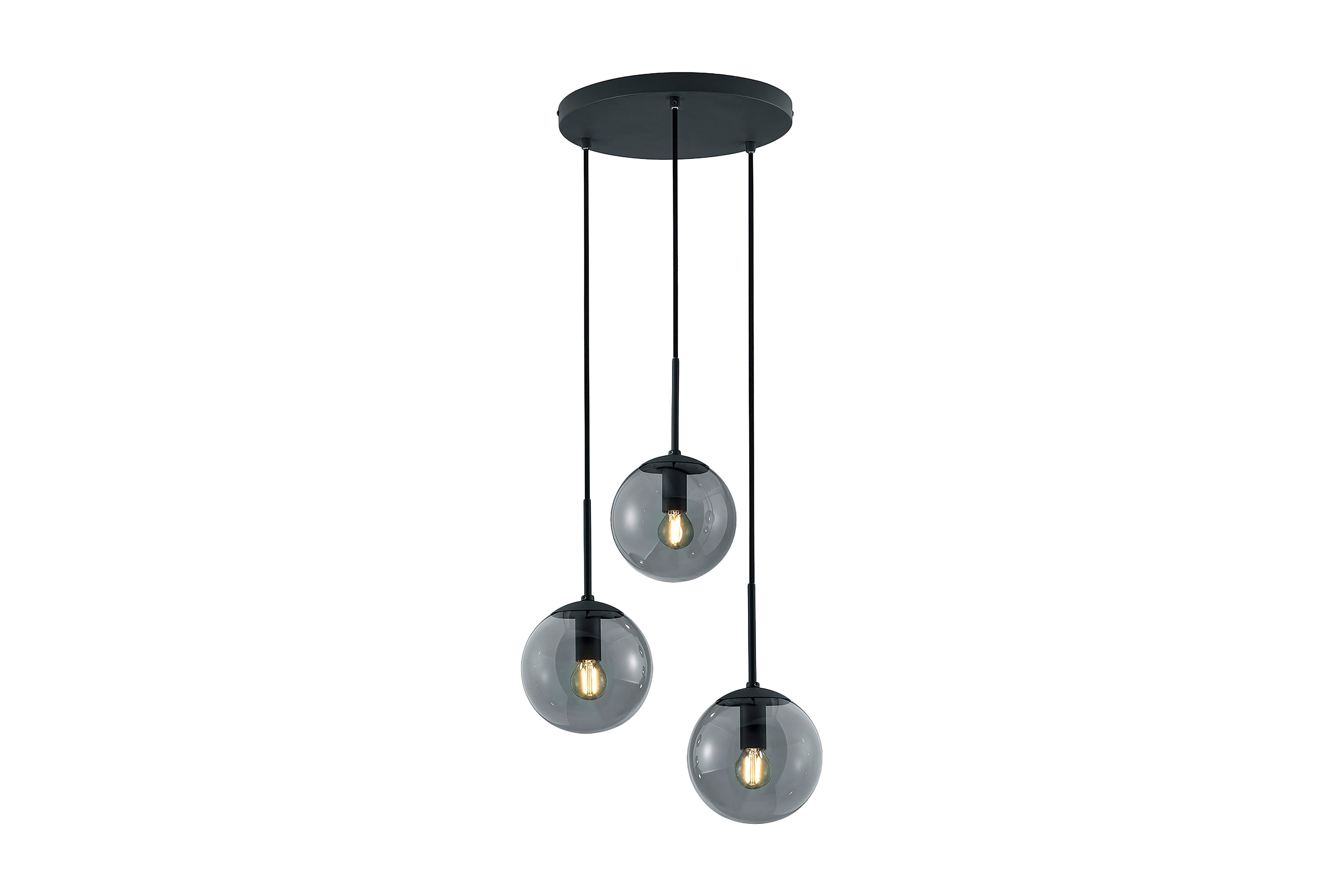 Trio Lighting Balini Taklampa 3L E14 antracit Antracit - Belysning & el - Trademax