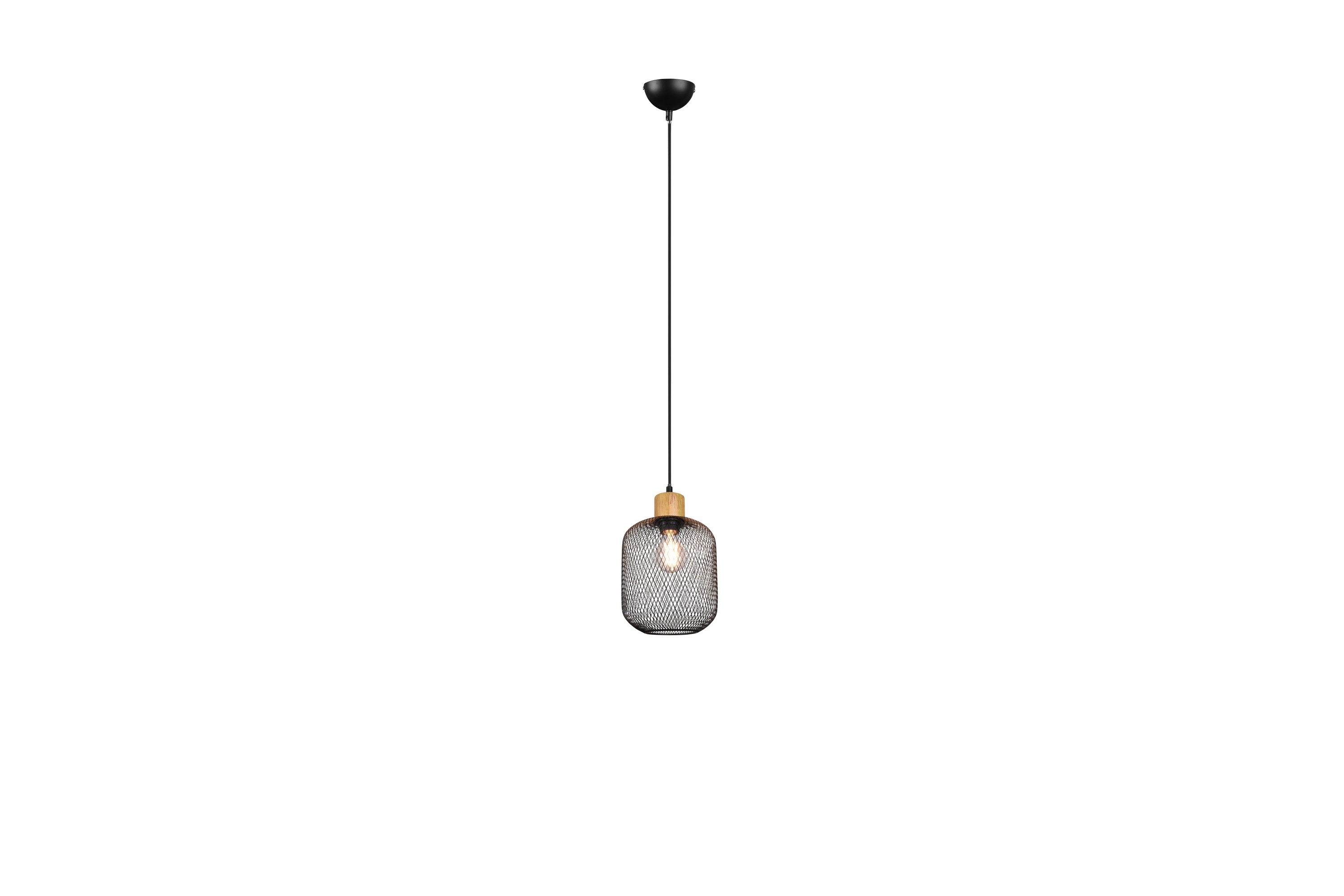 Trio Lighting Calimero Taklampa 1L E27 22cm mattsvart Matt svart - Belysning & el - Trademax