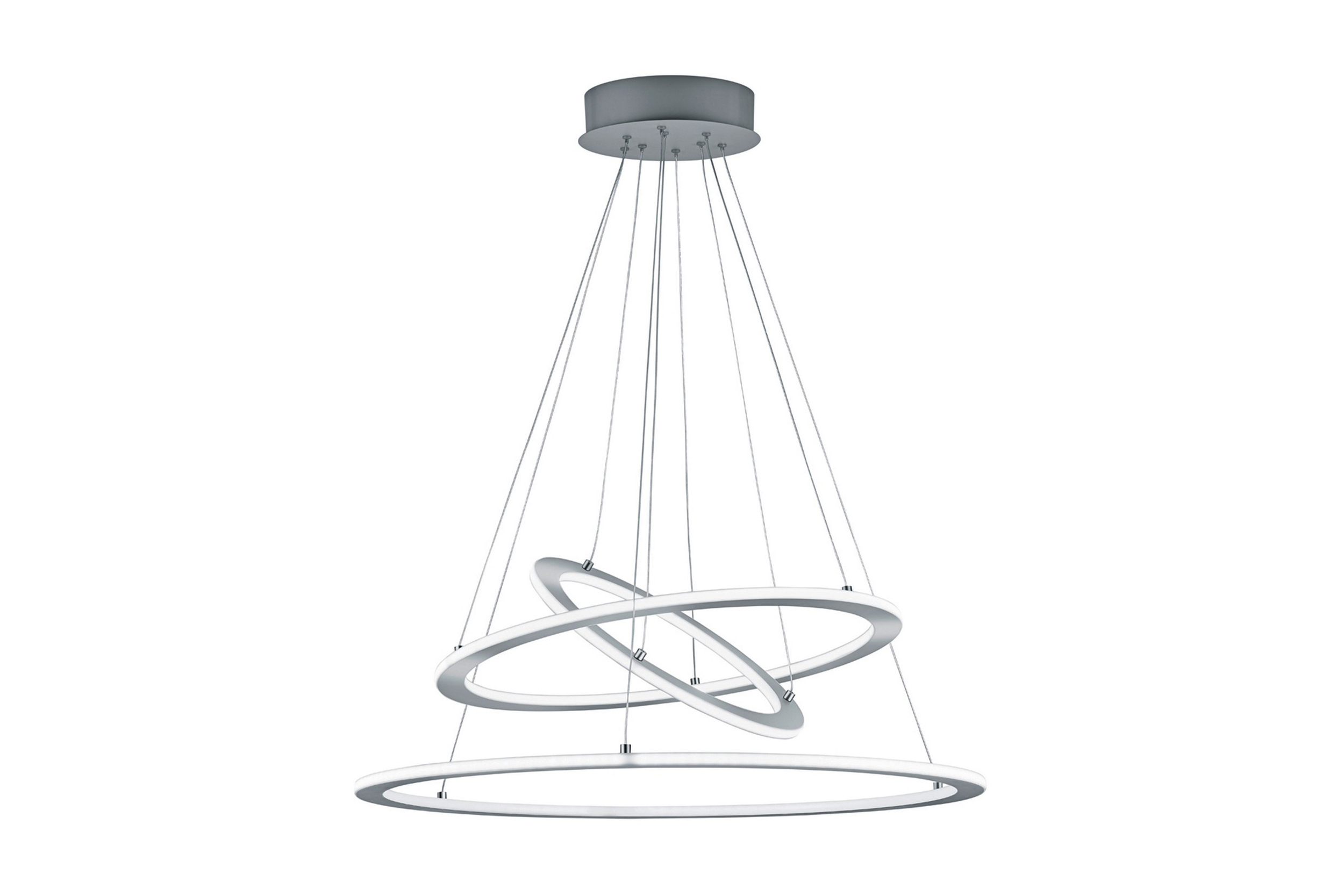 Trio Lighting Durban LED Taklampa 80cm borstad stål Borstad stål - Belysning & el - Trademax