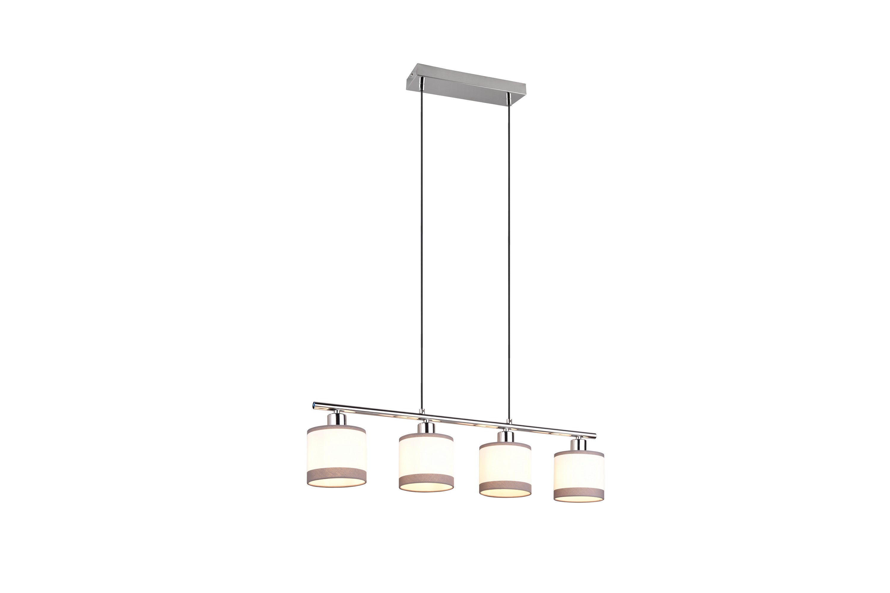 Trio Lighting Davos Taklampa 4L E14 krom/ vit Krom/Vit - Belysning & el - Trademax