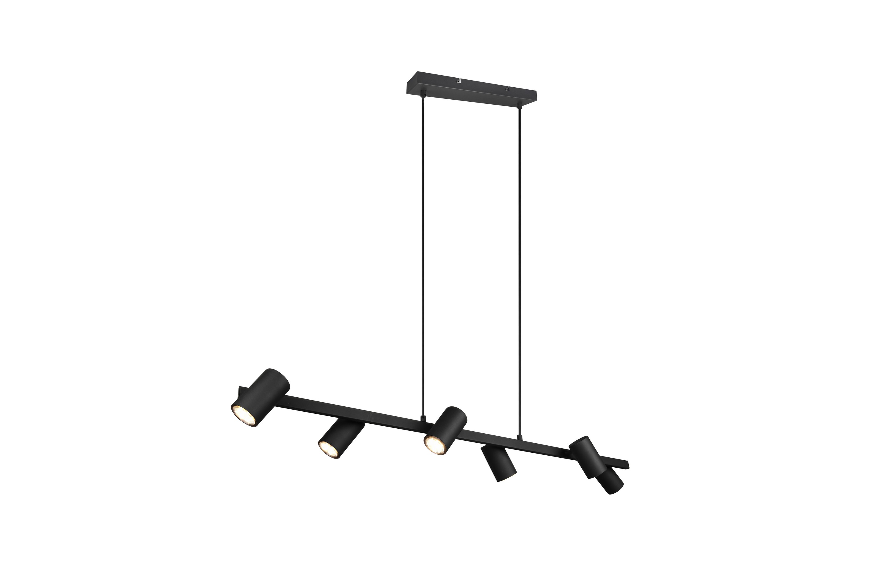 Trio Lighting Marley Taklampa 115cm 6L 6xGU10 mattsvart Matt svart - Belysning & el - Trademax