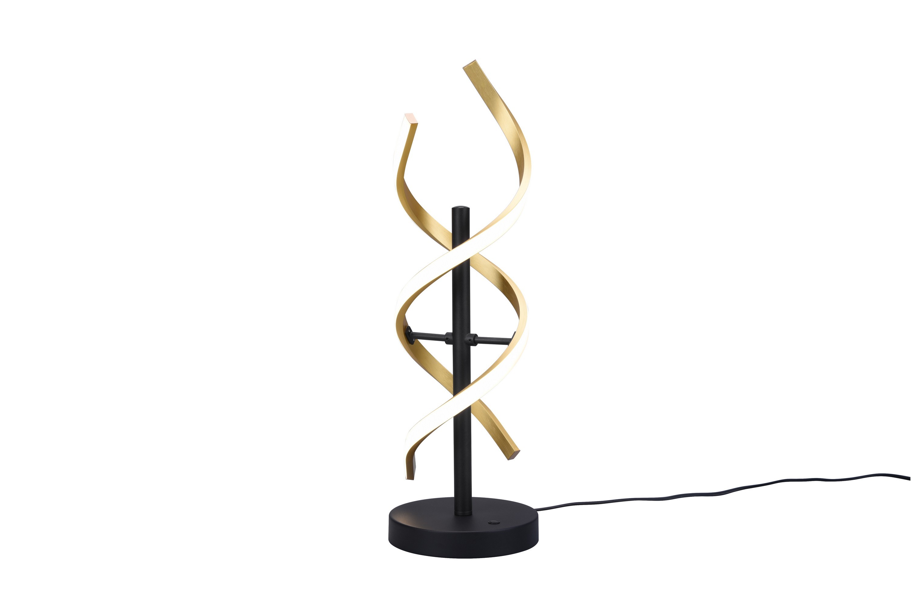 Trio Lighting Sequence LED bordslampa mattmässing/ mattsvart Matt ...