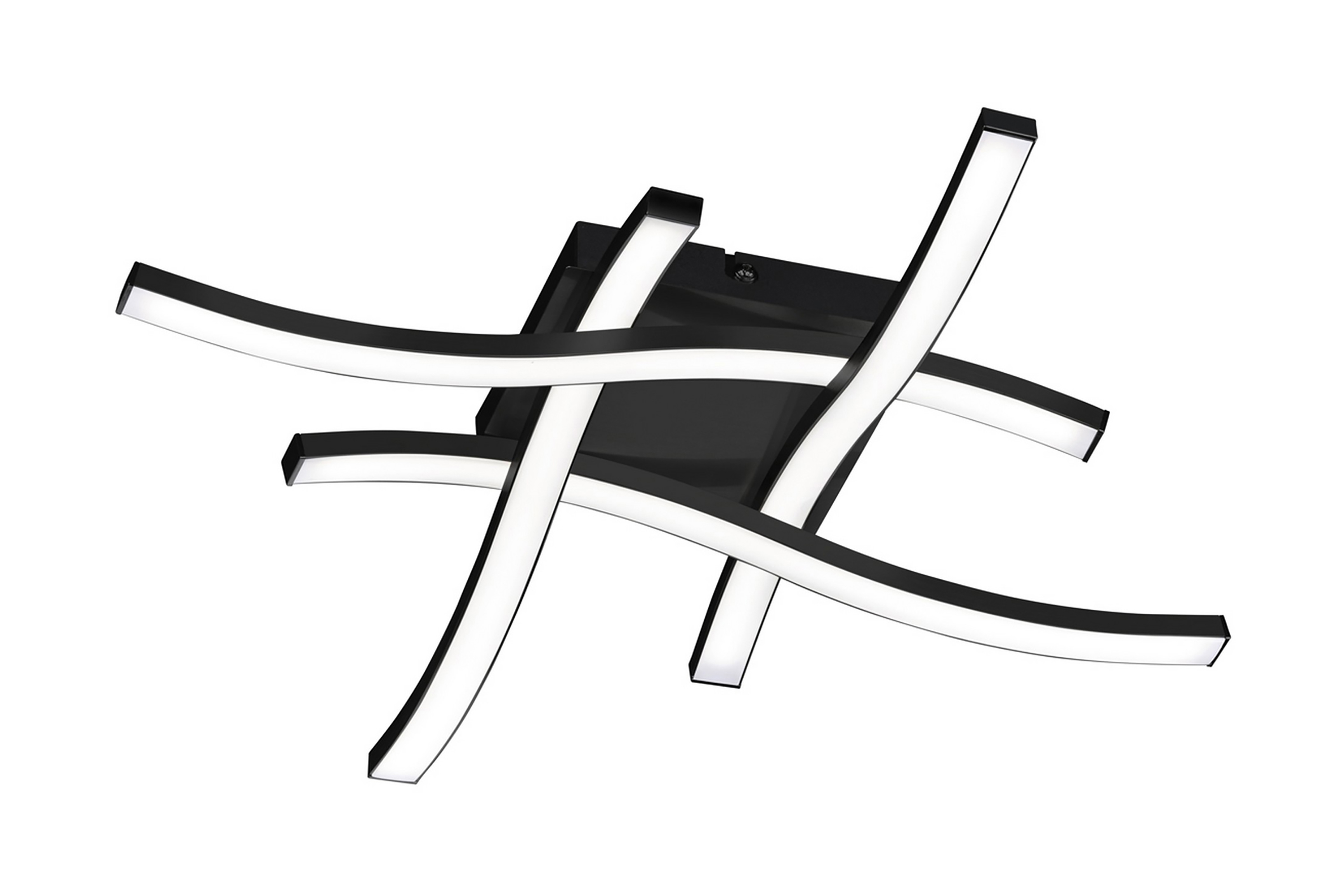 Trio Lighting Route LED plafond 4L mattsvart Matt svart - Belysning | Chilli