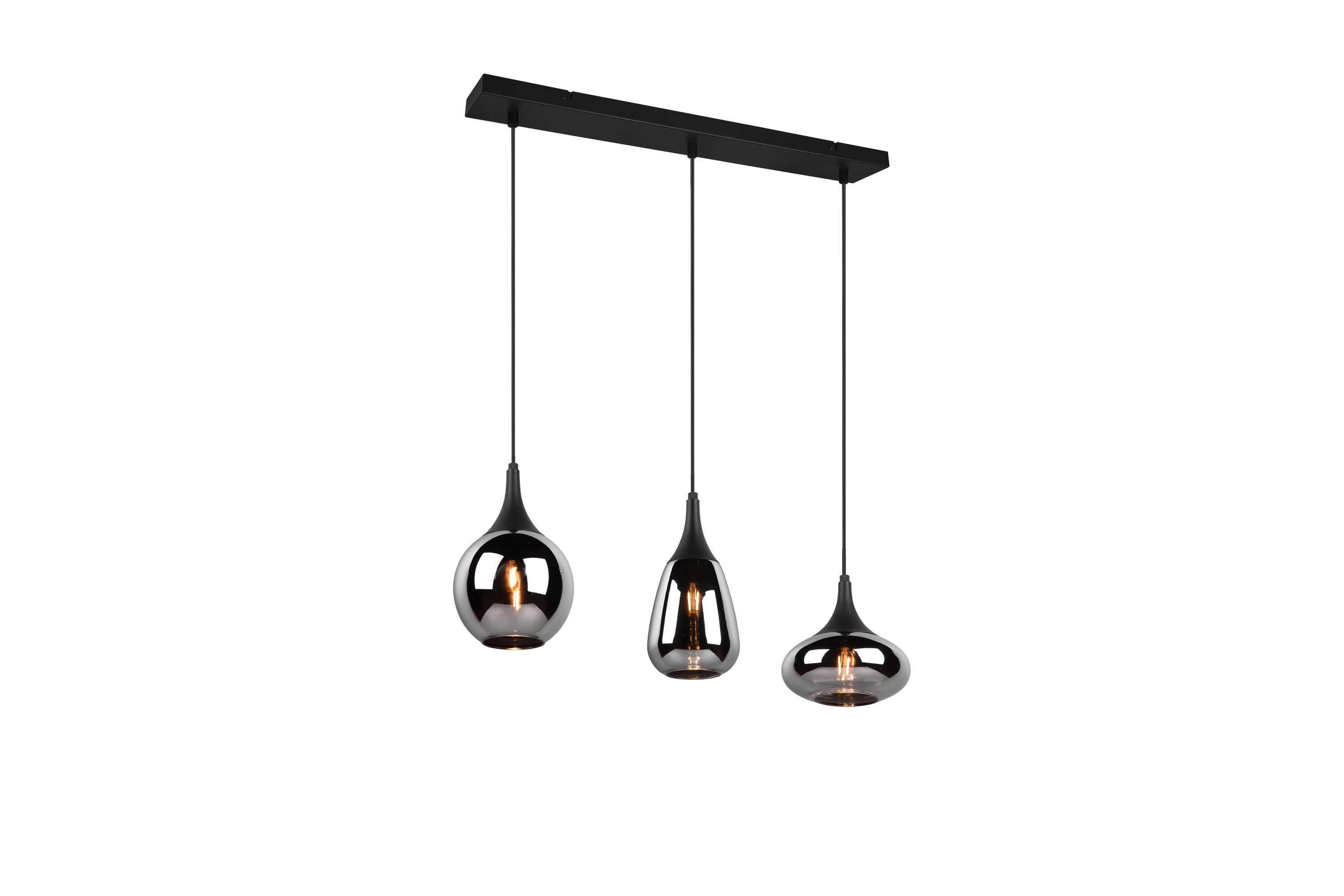 Trio Lighting Lumina taklampa 3L E14 mattsvart Matt svart - Belysning | Chilli