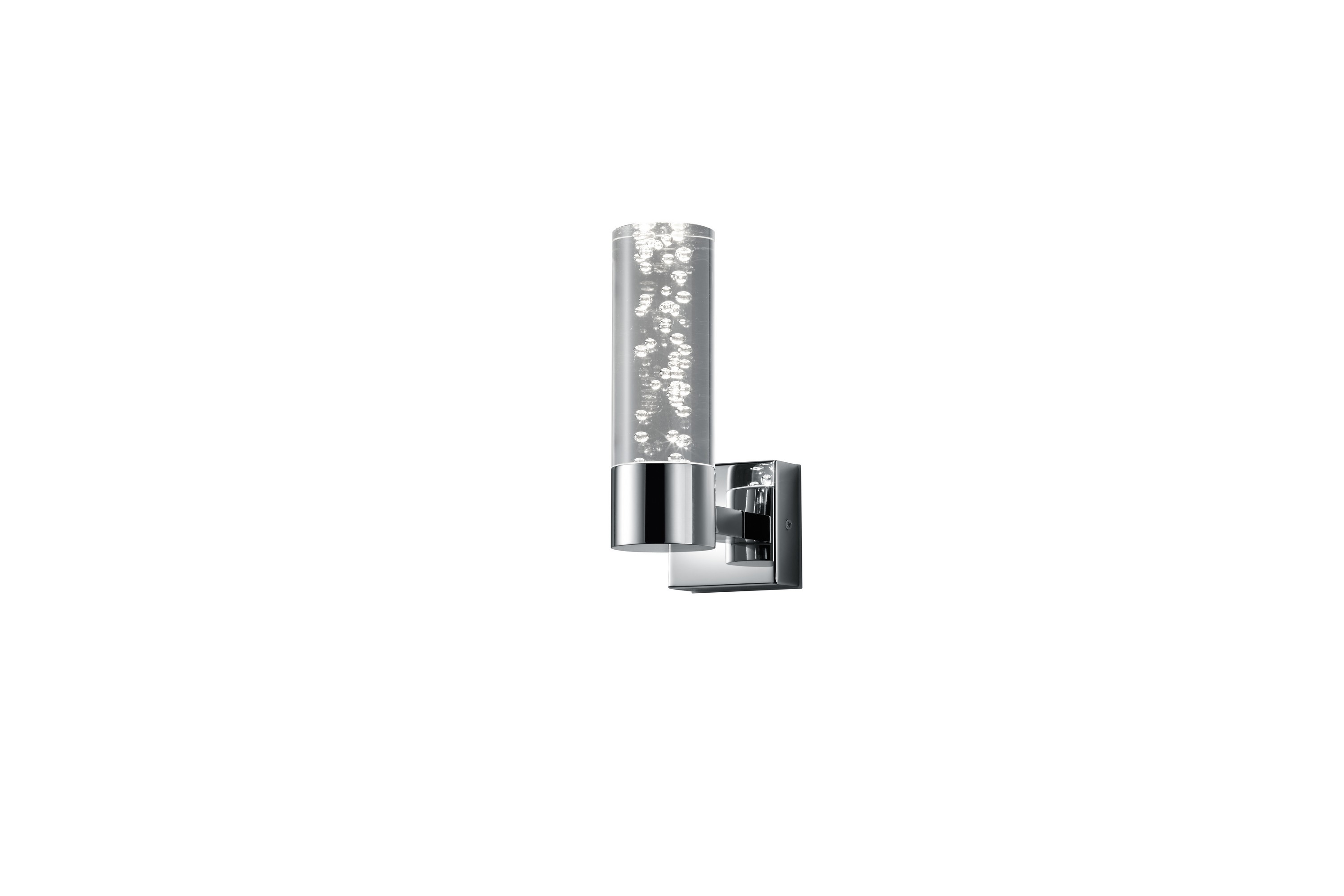 Trio Lighting Trio Lighting Bolsa H2O LED vägglampa 1L krom/ bubbelglas ...