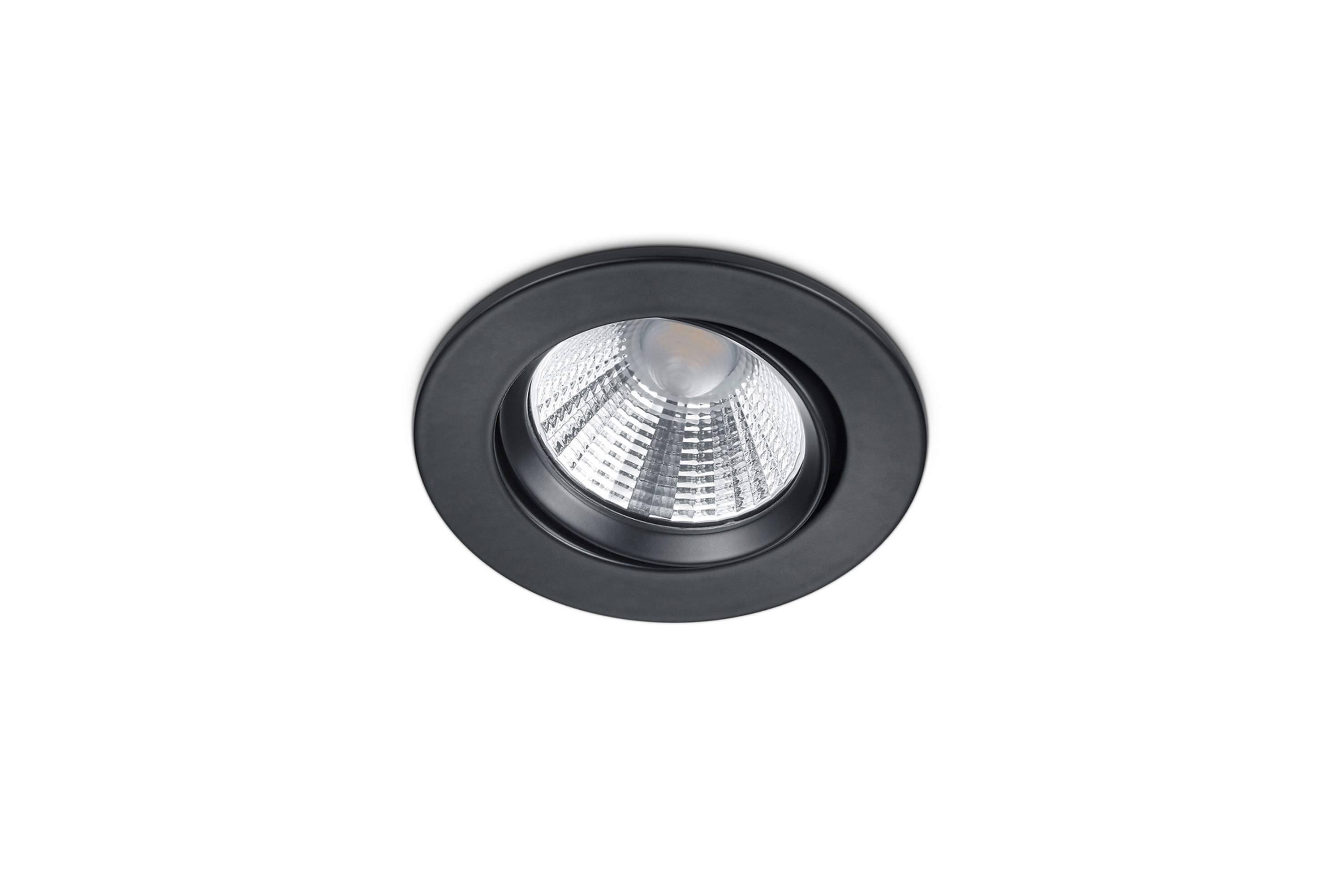 Trio Lighting Pamir LED infälld Spotlight mattsvart rund Matt svart - Belysning & el - Trademax
