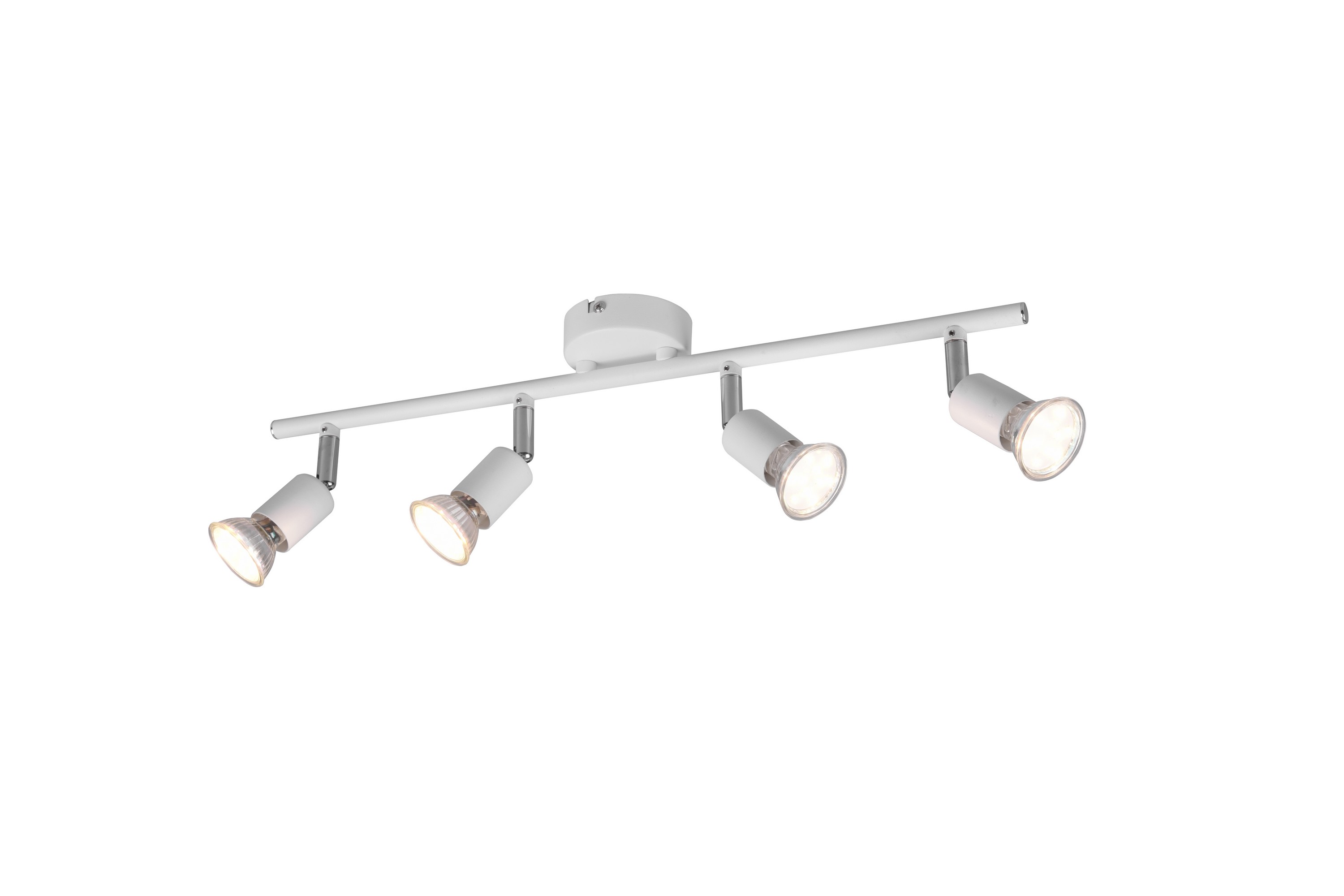 Trio Lighting Trio Lighting Paris spotlight 4L GU10 matt hvit - Belysning - Trademax