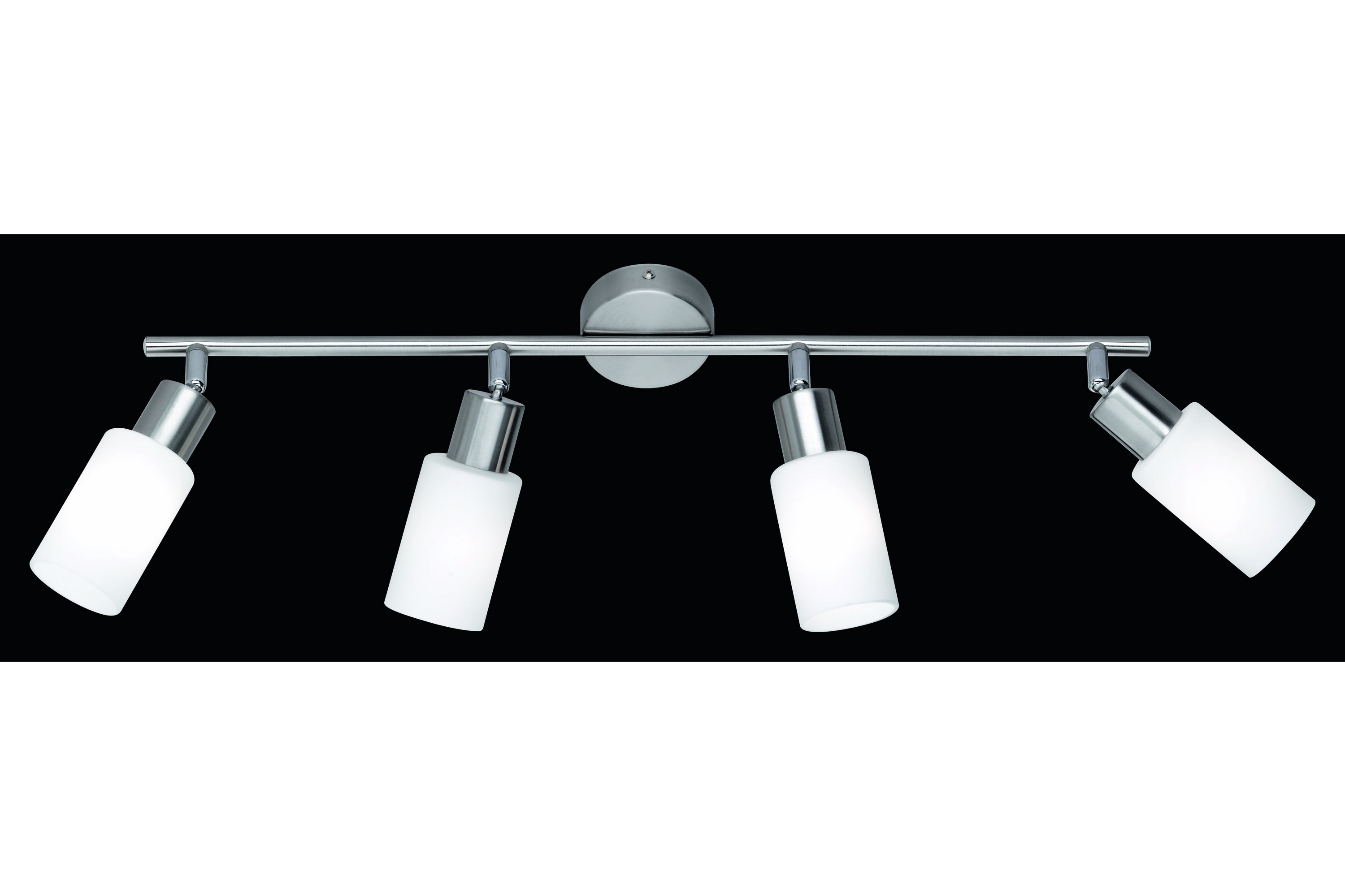 Trio Lighting Trio Lighting Mars spotlight 4L E14 borstad stål/ vit ...