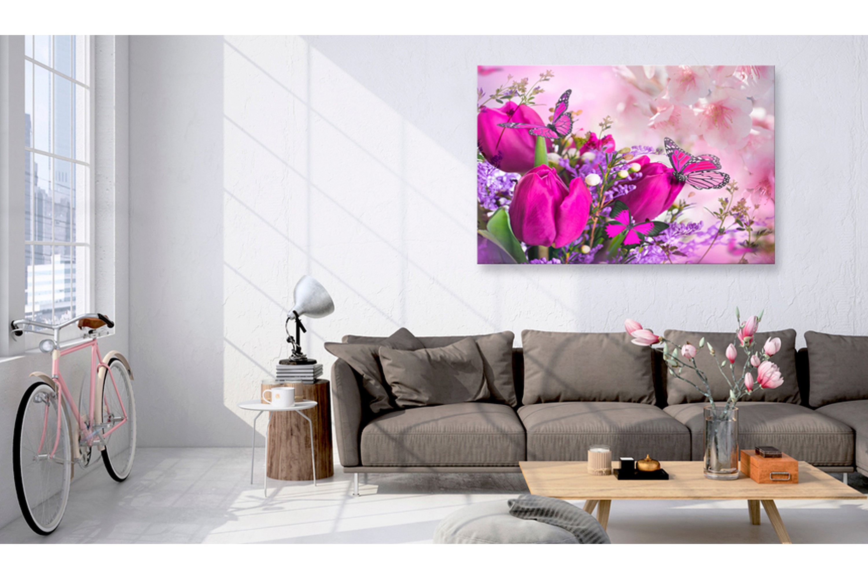Billede Spring Explosion 90x60 Artgeist sp. z o. o. - Boligtilbehør ...