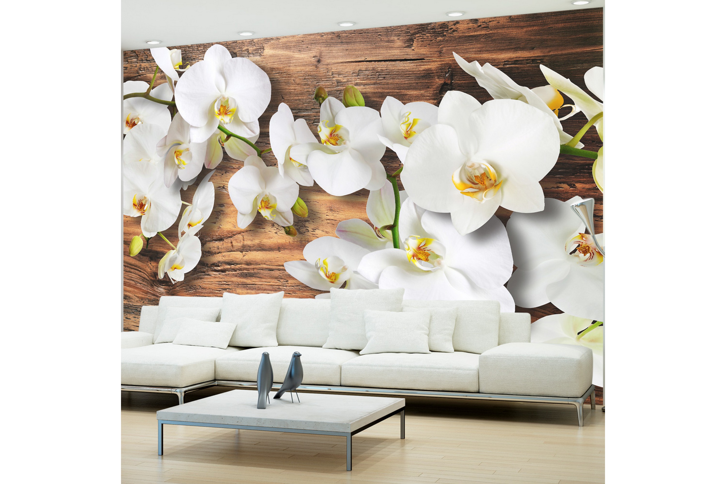 Fototapet Forest Orchid 400x280 Artgeist sp. z o. o. - Boligtilbehør ...