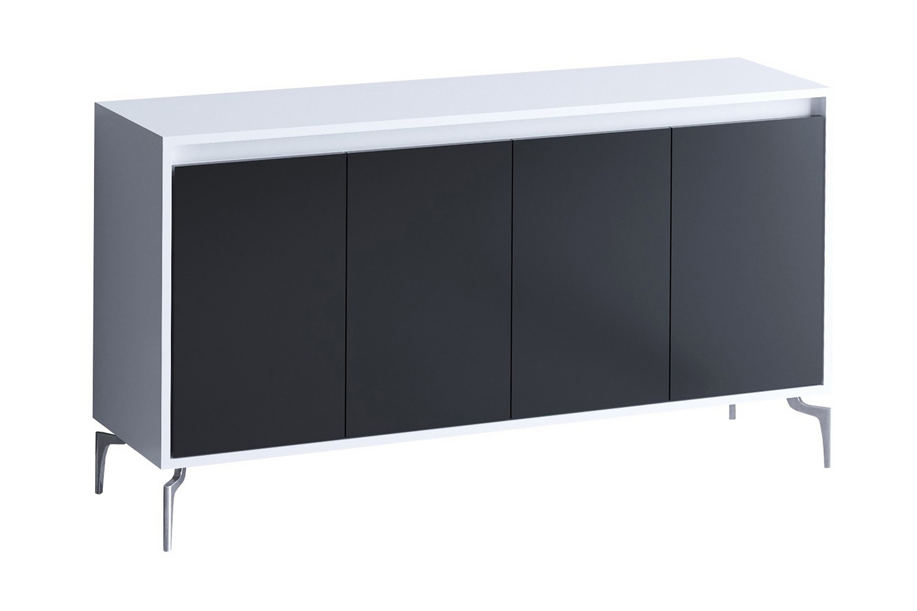 Sideboard 40x140 cm Natur/Svart - Förvaring | Chilli