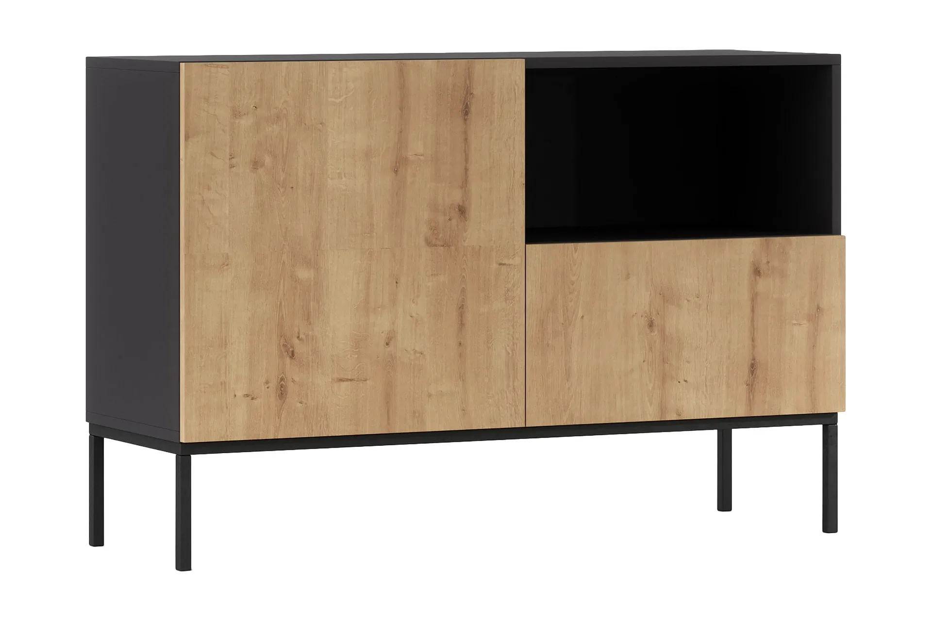 Anjal Byrå 120 cm Ek - Förvaring - Trademax