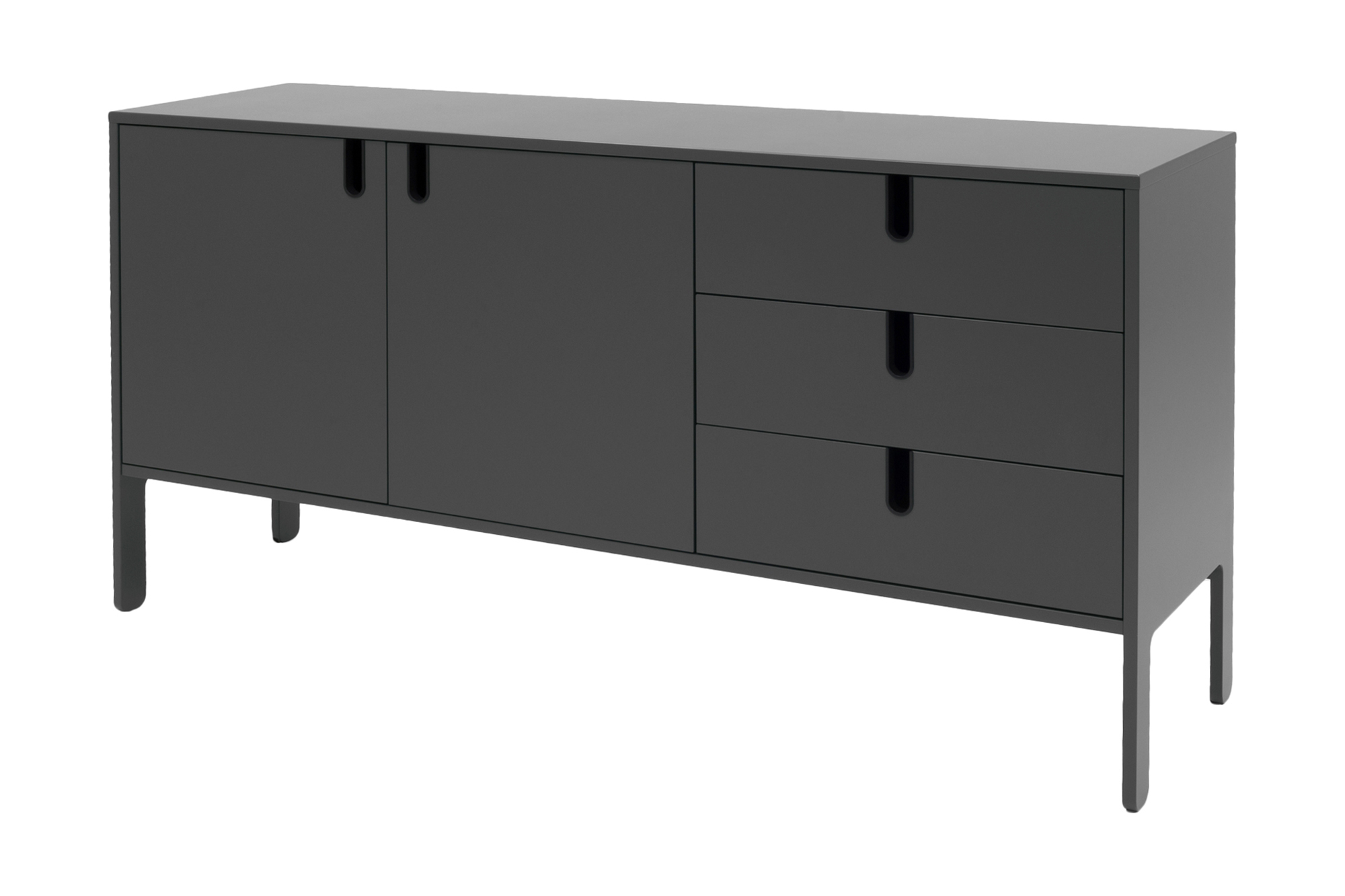 Tenzo Uno Skänk 171x46 cm Grå - Förvaring - Trademax