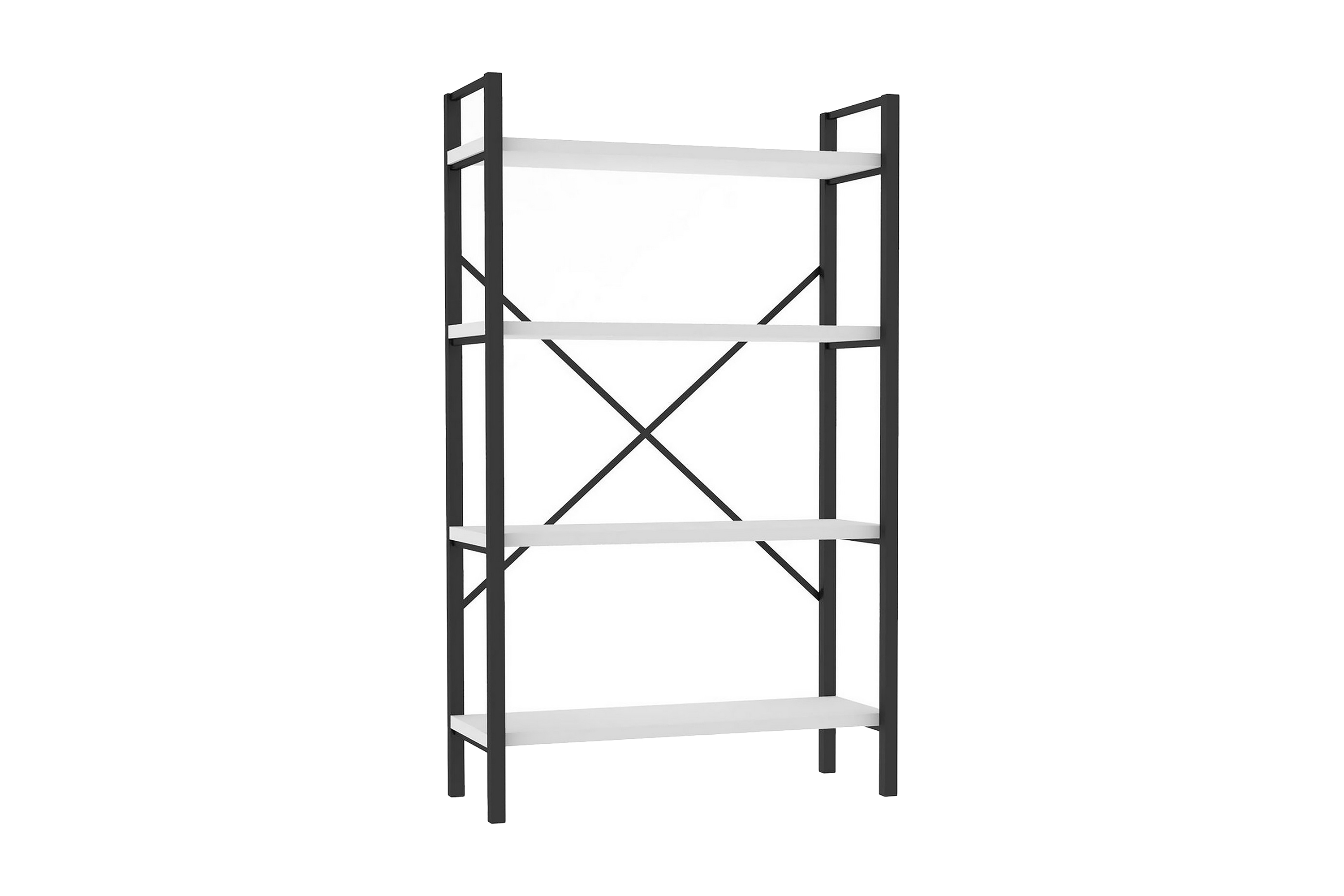 Rinorea Bokhylla 60x100 cm Vit - Förvaring - Trademax