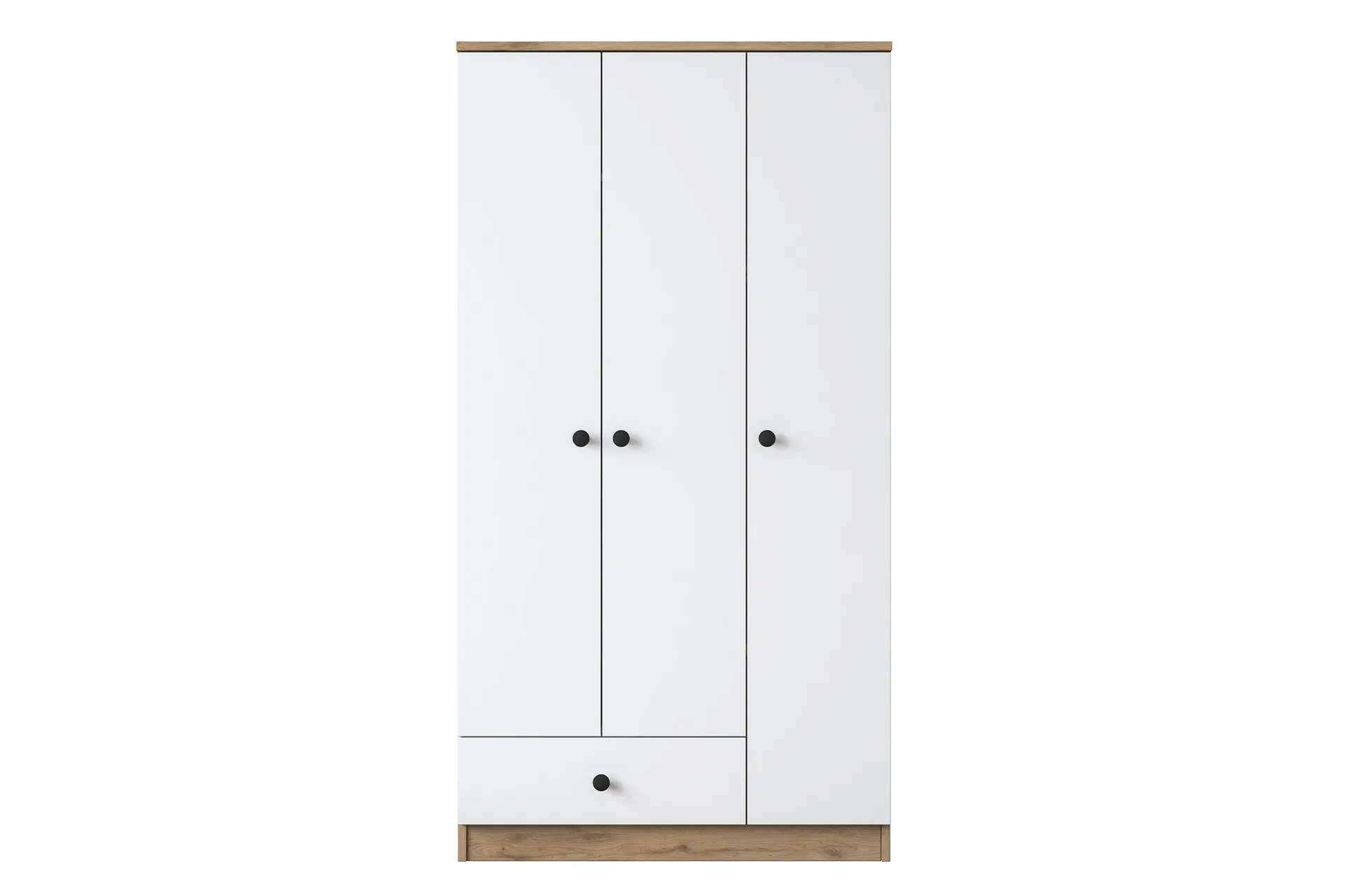 Jain Garderob 90x170 cm Brun/Vit Hanah Home - Förvaring - Trademax