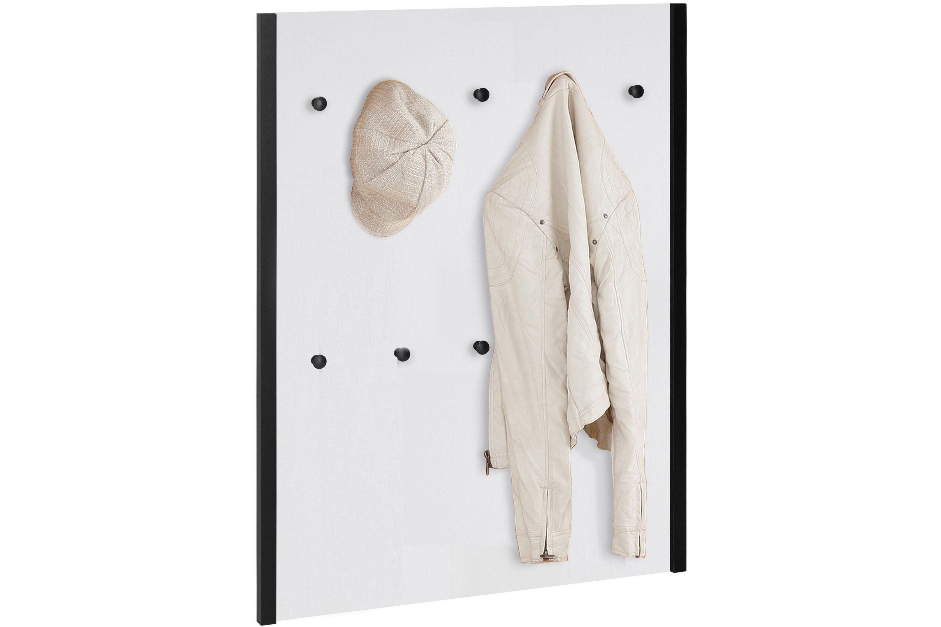 Klädhängare Whyer 75x100 cm Vit/Svart - Förvaring | Chilli