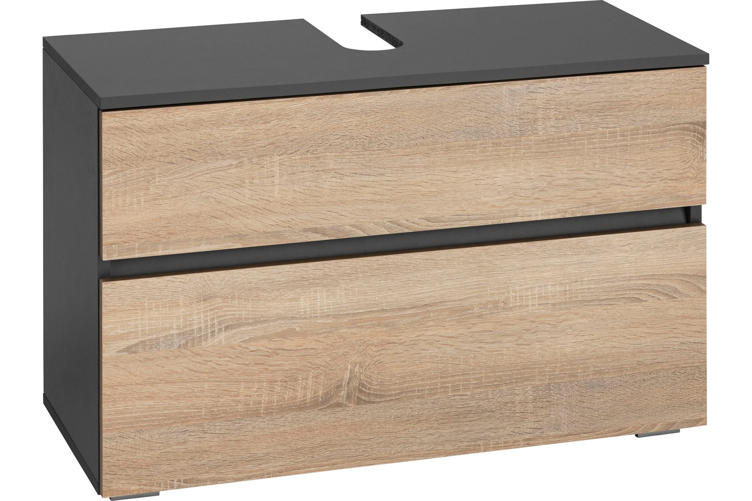 Tvättställsskåp Gaddesden 80x35 cm Antracit/Vit - Förvaring | Chilli