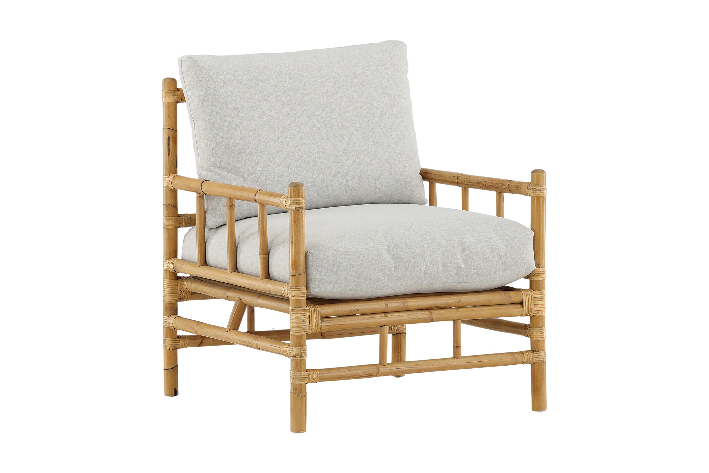 Venture Home Cane Lenestol med Pute Brun/Hvit - Hagemøbler & utemiljø ...