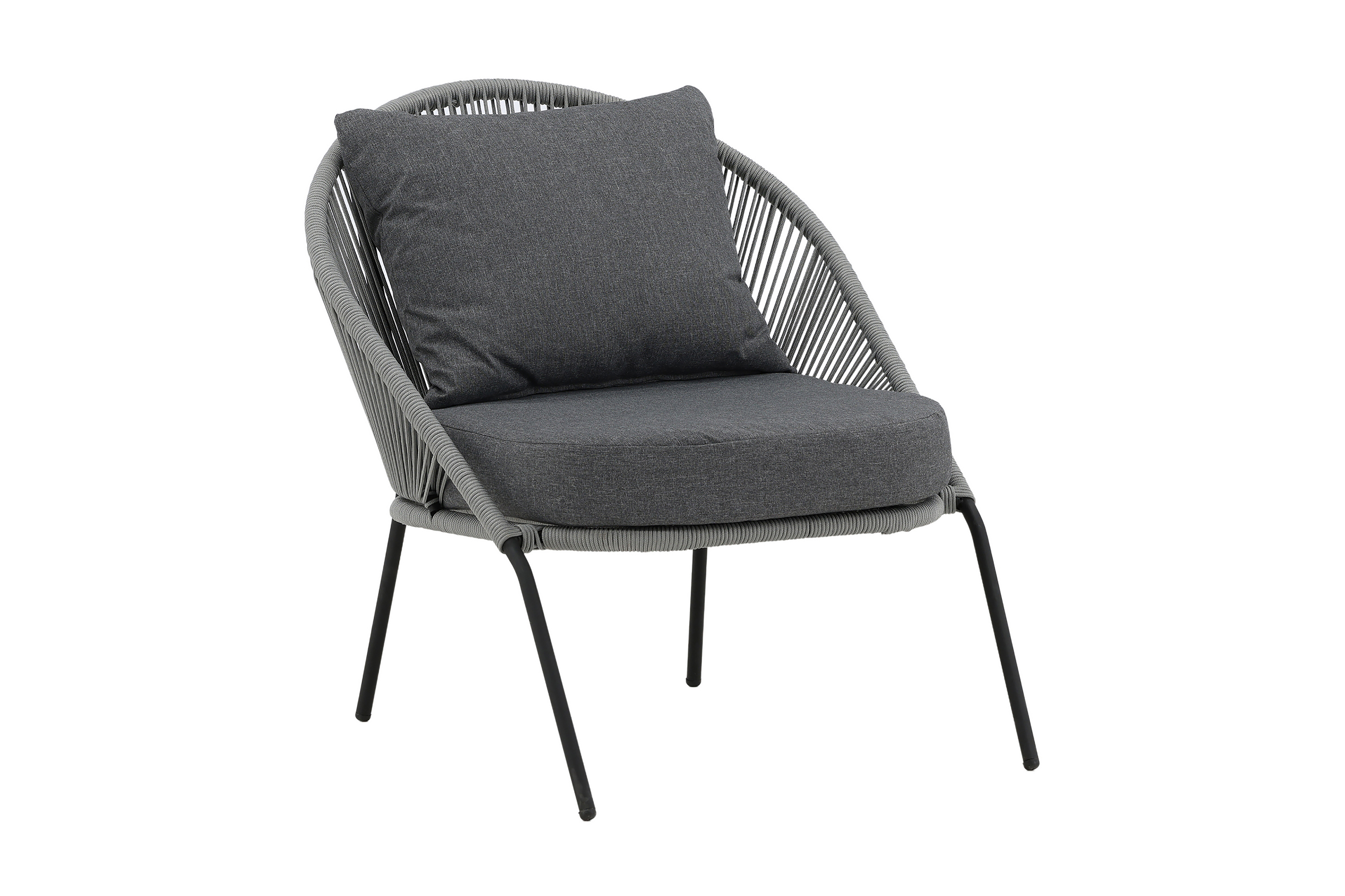 Venture Home Lindos Lenestol Grå - Hagemøbler - Trademax