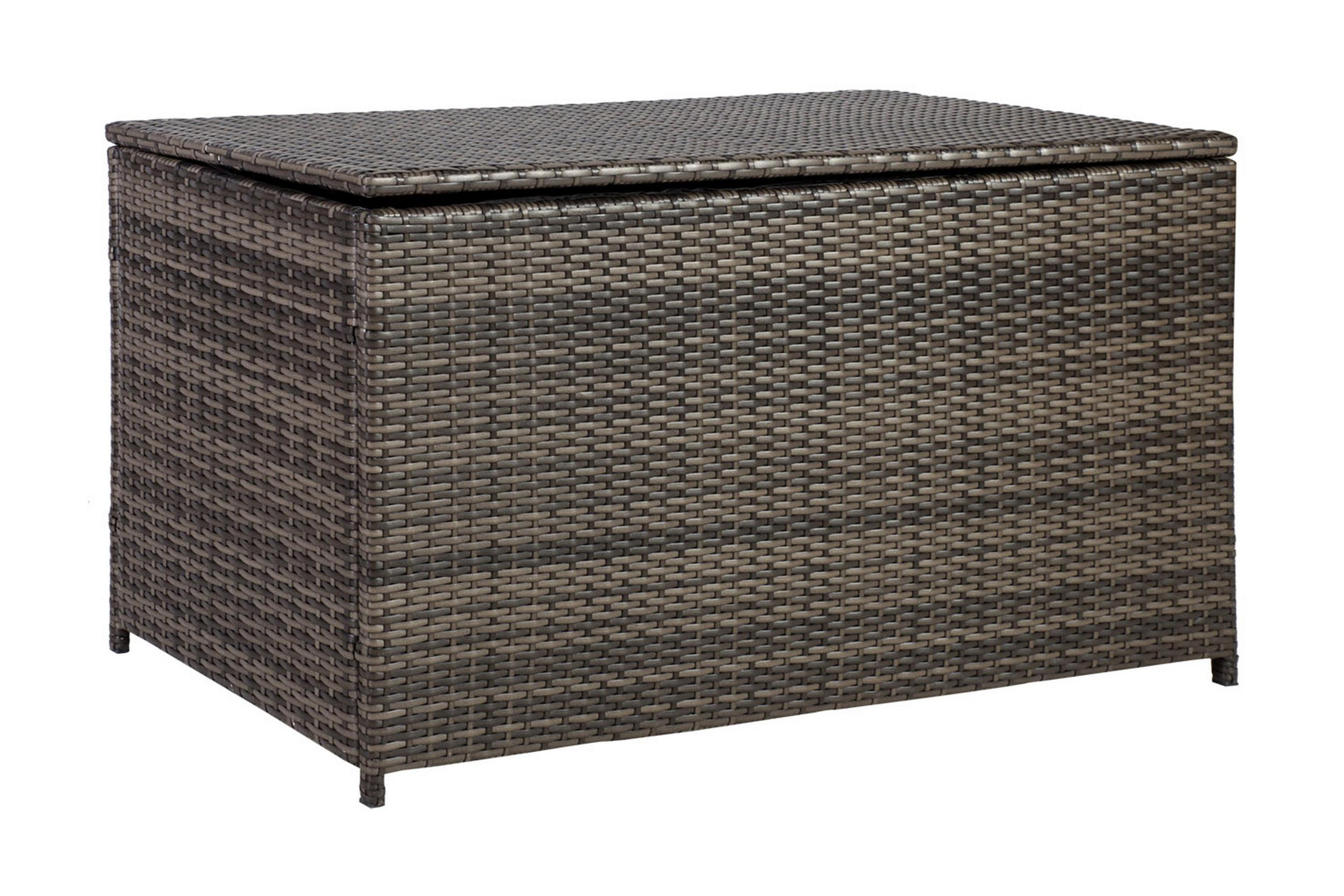 Hyndeboks WICKER 122x52xH62cm brun - Havemøbler | Trademax