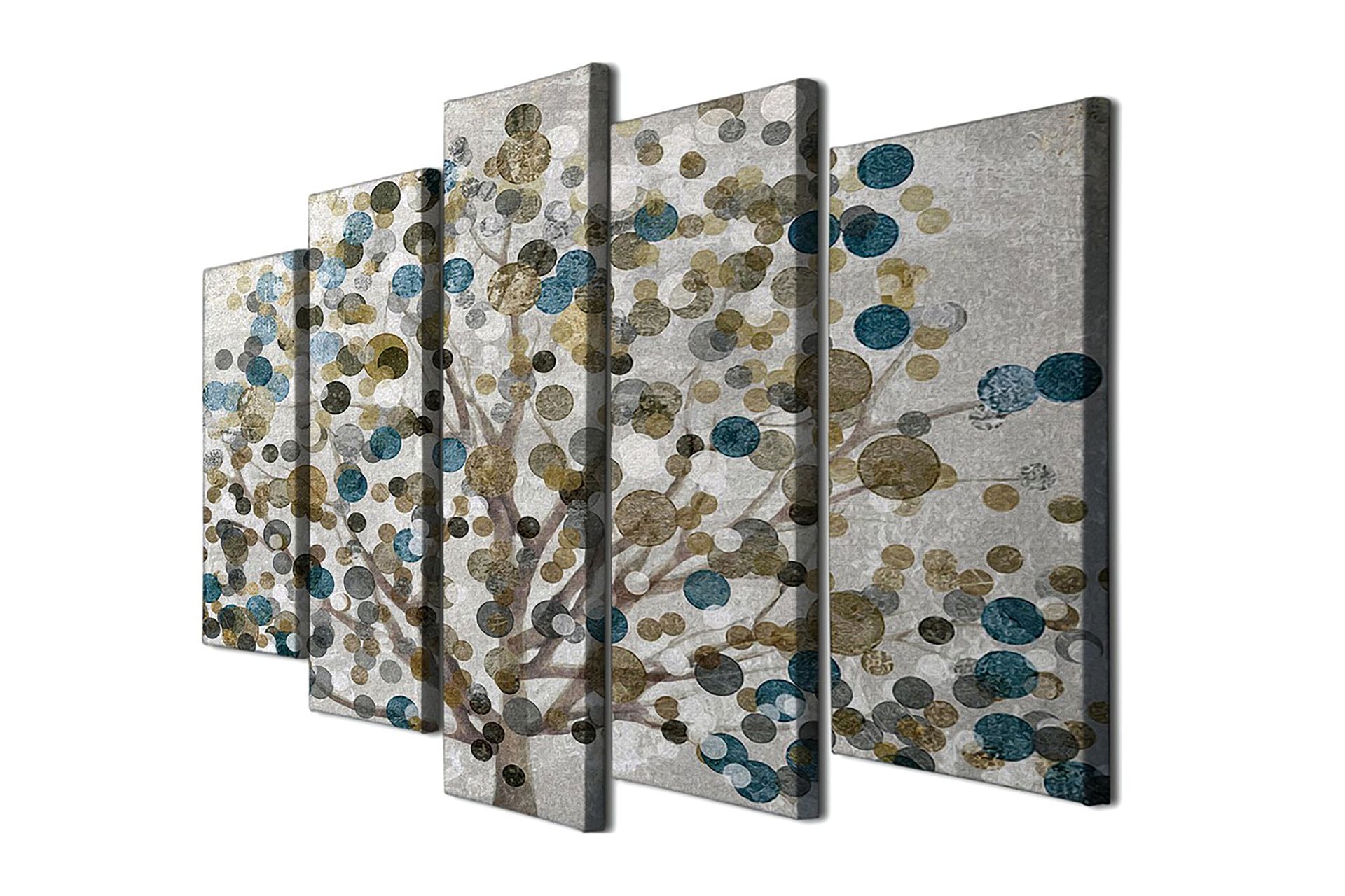 Decorative Canvas Painting (5 Pieces) 70x20 - Inredning - Trademax