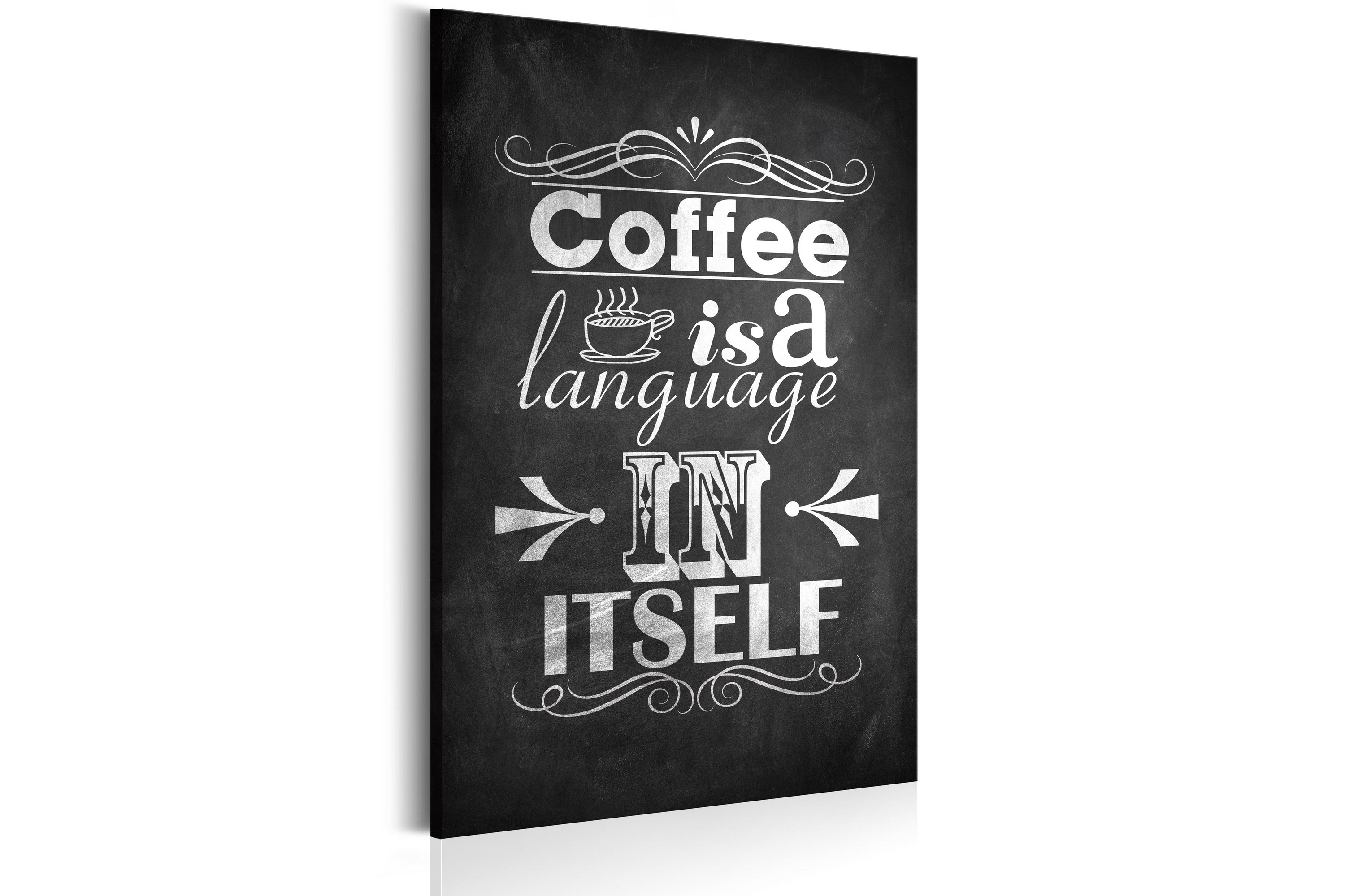 Tavla Coffee Language 40x60 Artgeist sp. z o. o. - Inredning - Trademax