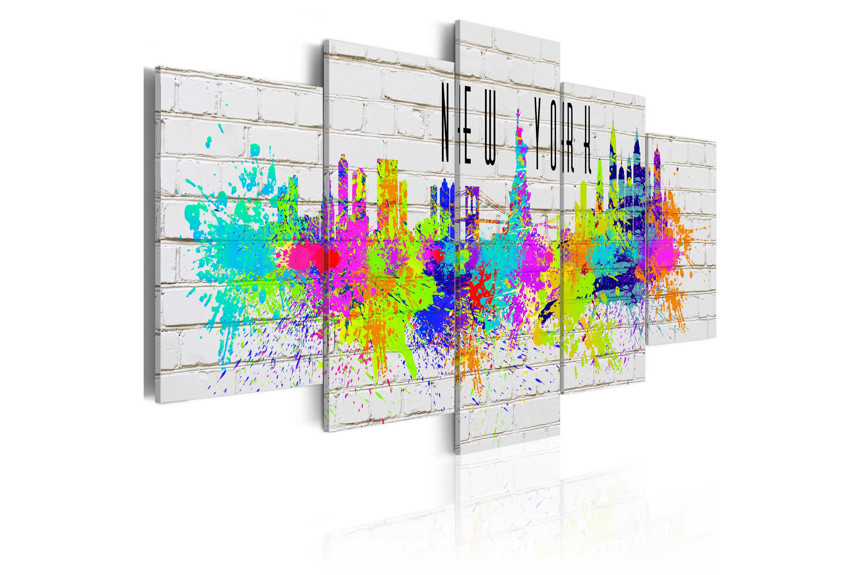 Tavla Colorful New York 100x50 Artgeist sp. z o. o. - Inredning - Trademax