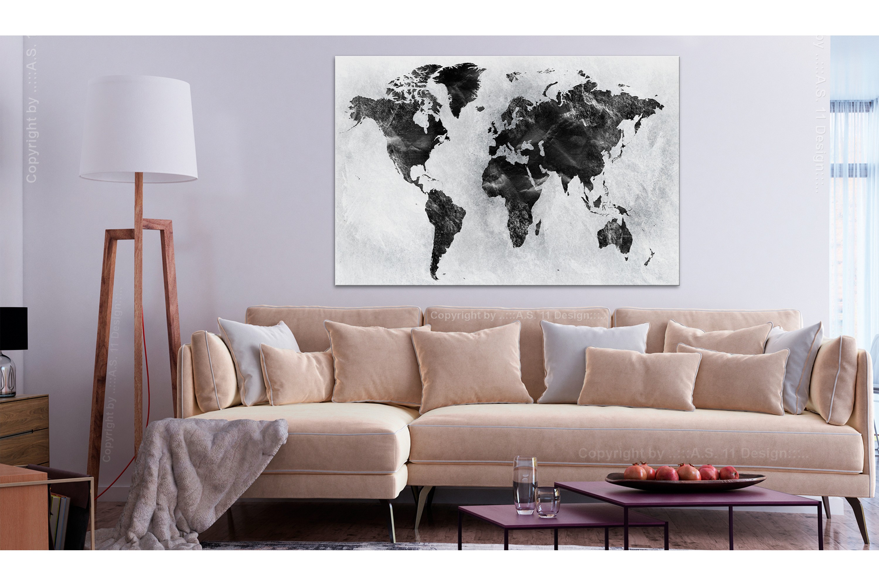 Tavla Colourless World (1 Part) Wide 90x60 Artgeist sp. z o. o ...