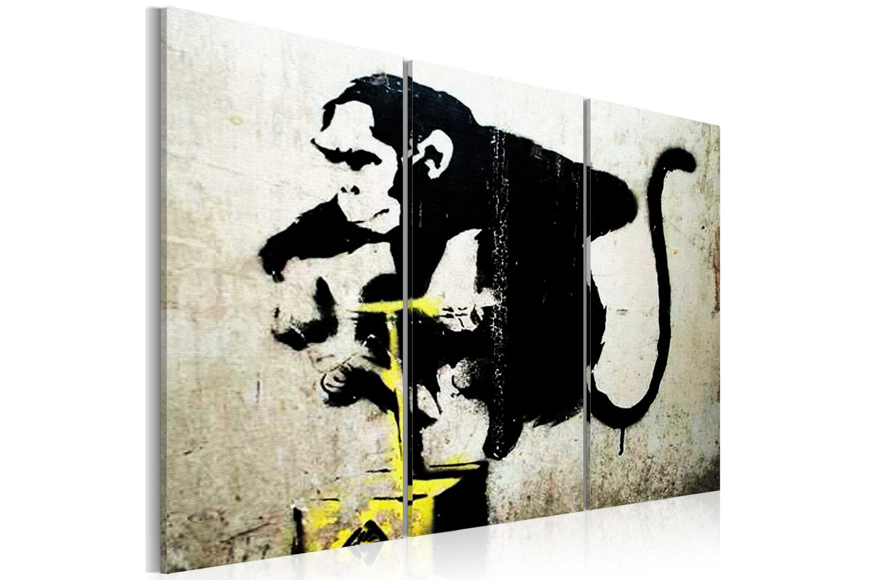 Tavla Monkey Tnt Detonator By Banksy 120x80 Artgeist sp. z o. o ...