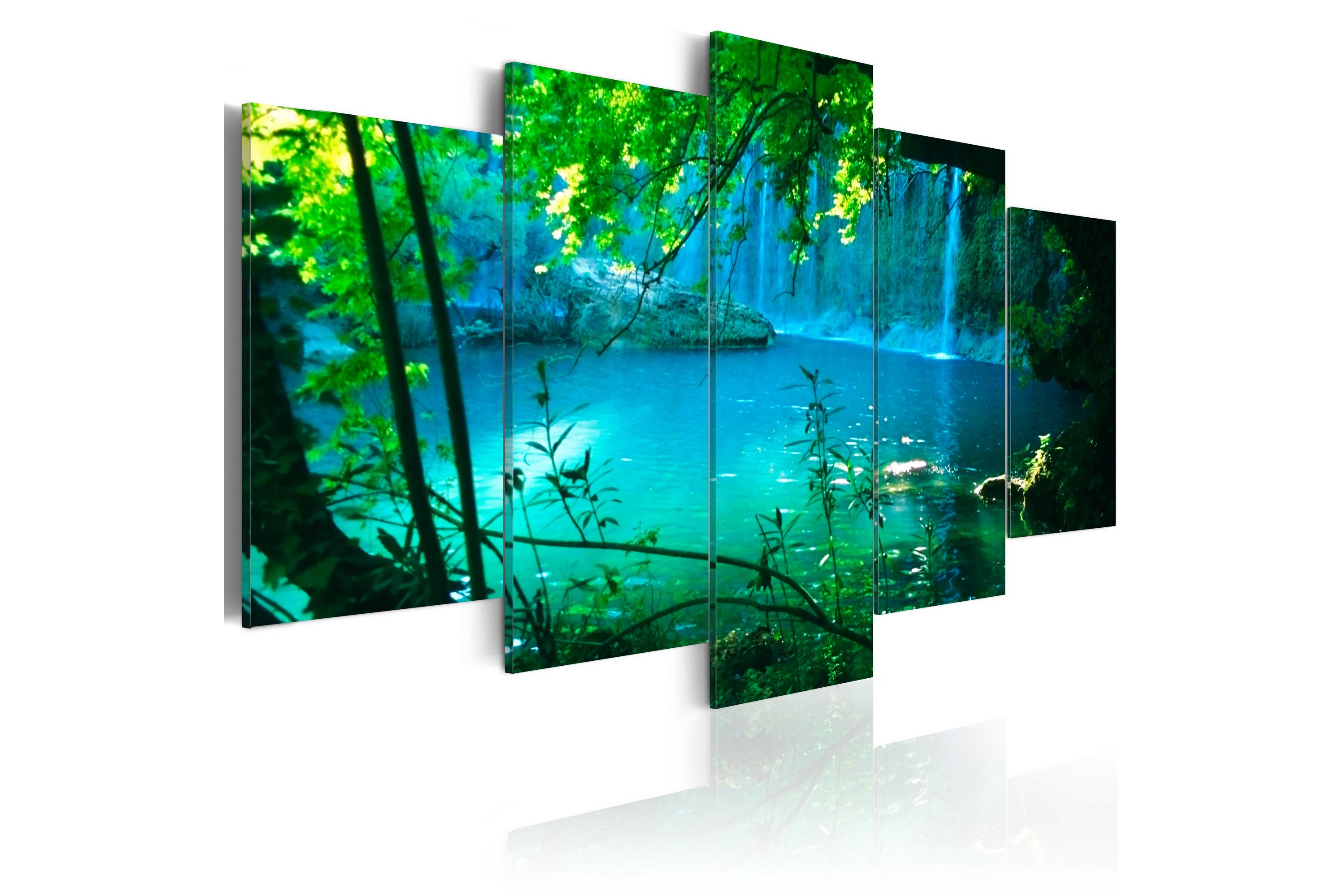 Tavla Turquoise Seclusion 100x50 Artgeist sp. z o. o. - Inredning ...