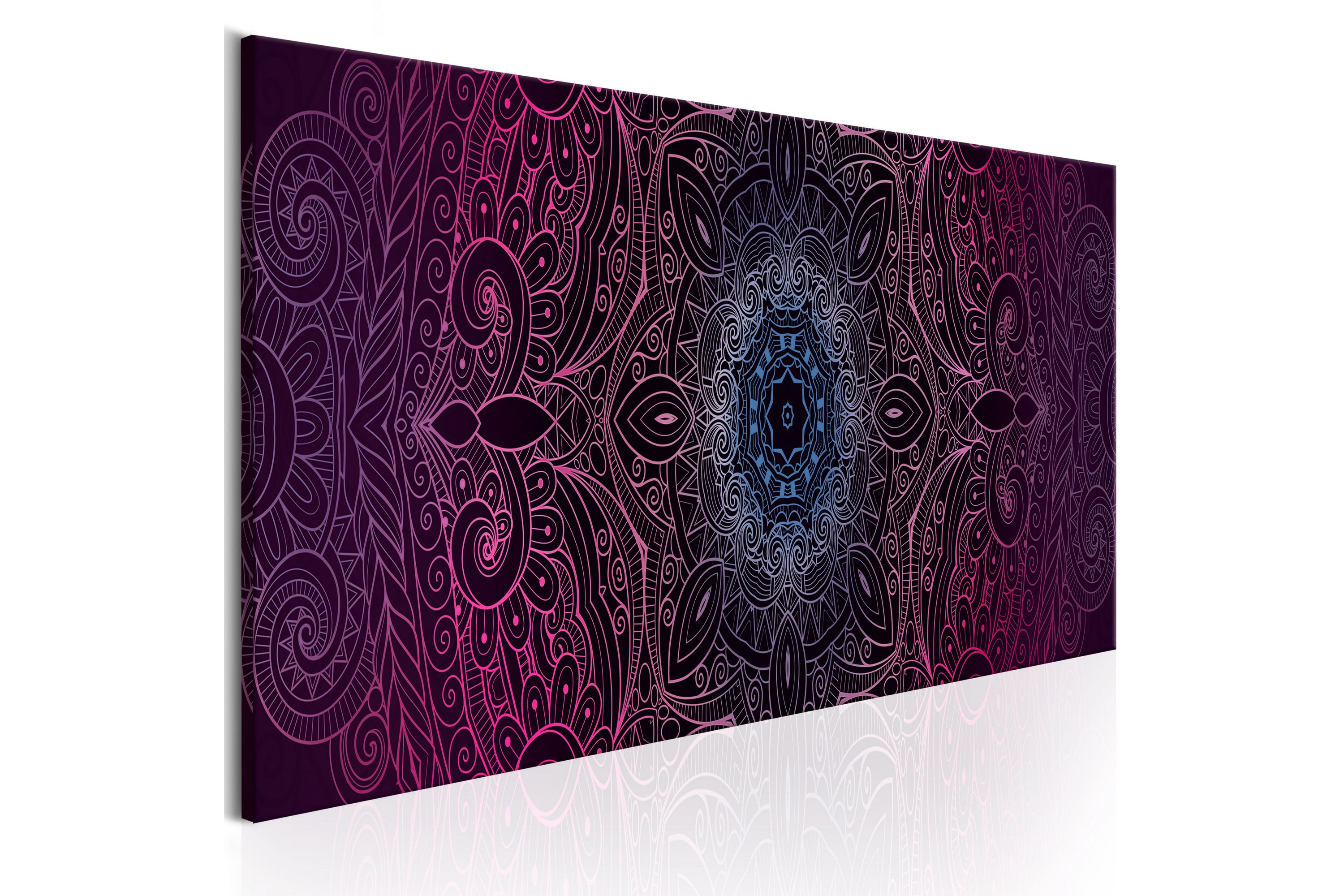 Tavla Purple Mandala 120x40 Artgeist sp. z o. o. - Inredning - Trademax