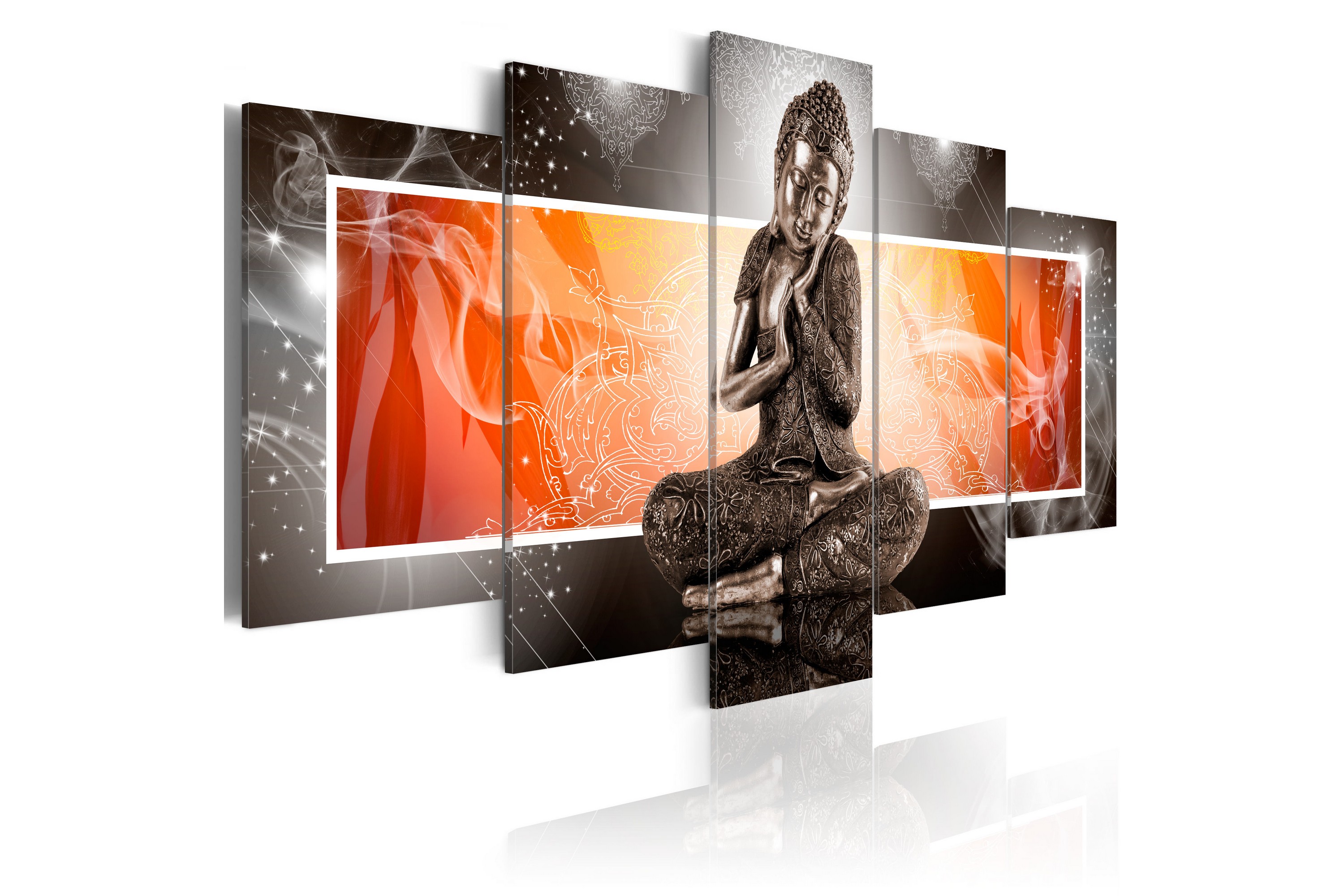 Tavla Buddha And Ornaments 100x50 - Canvastavlor | Trademax.se