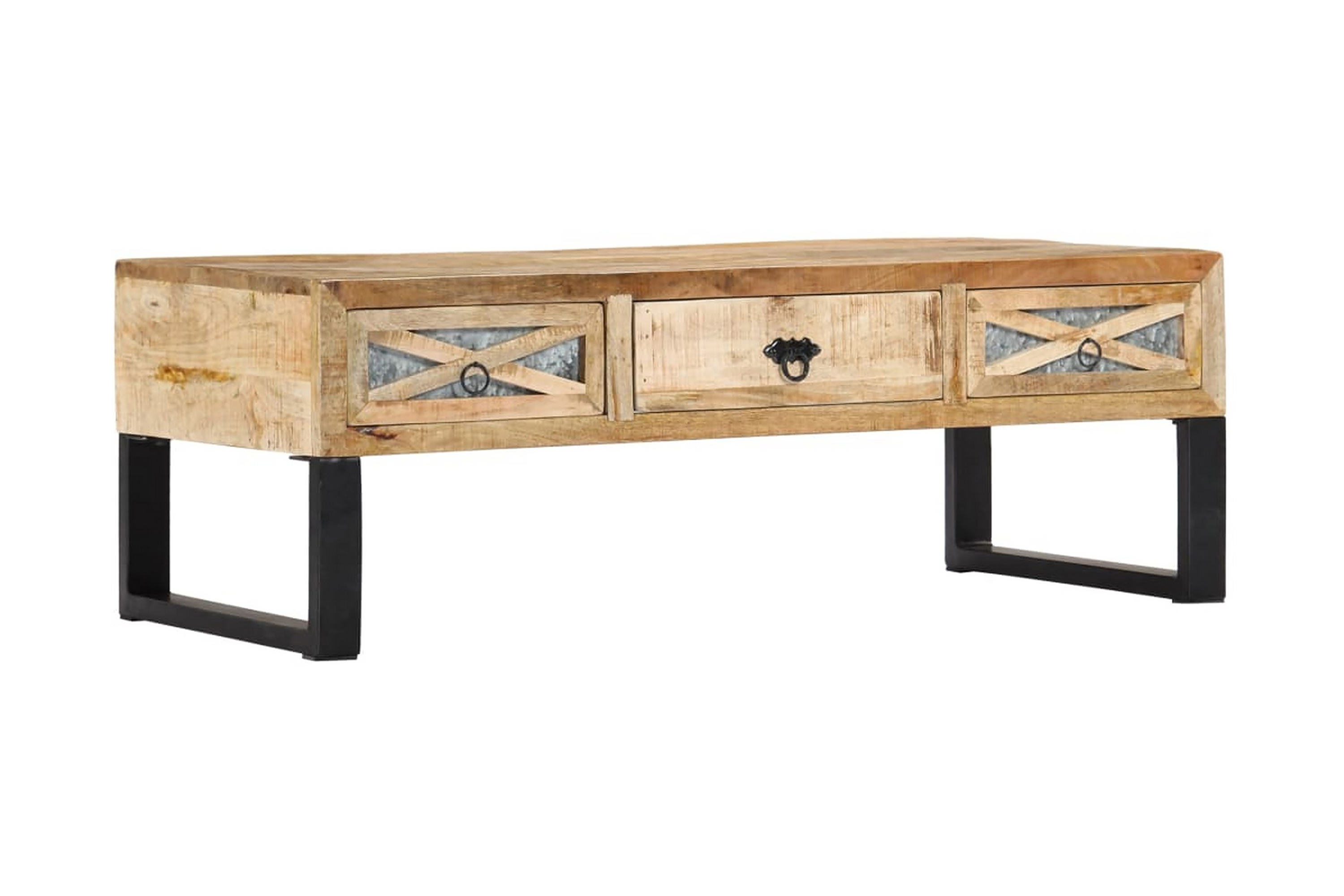 Be Basic Sohvapöytä 110x50x38 cm täysi mangopuu Ruskea - Huonekalut ...