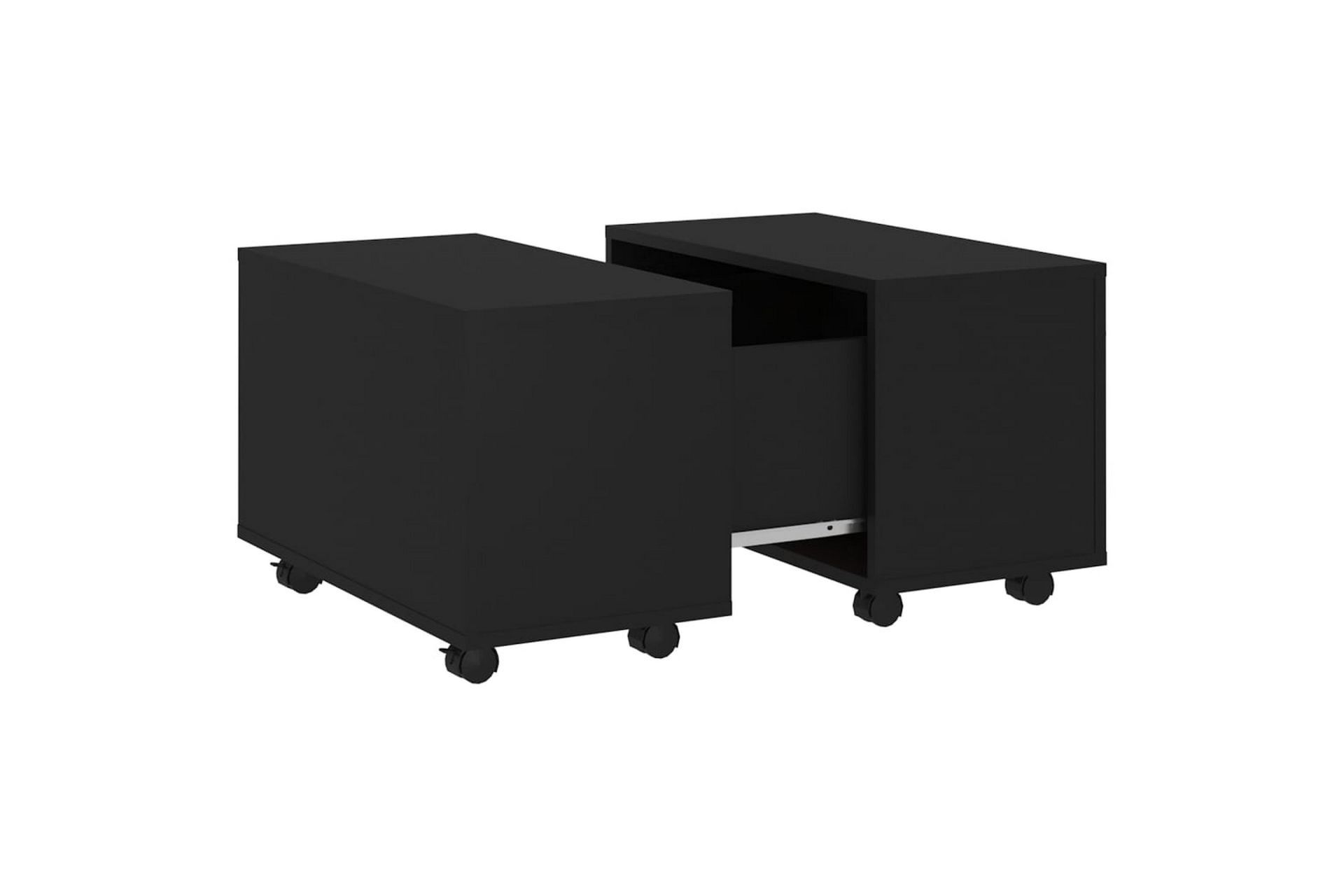 Be Basic Sohvapöytä musta 60x60x38 cm lastulevy - Huonekalut | Kodin1.com