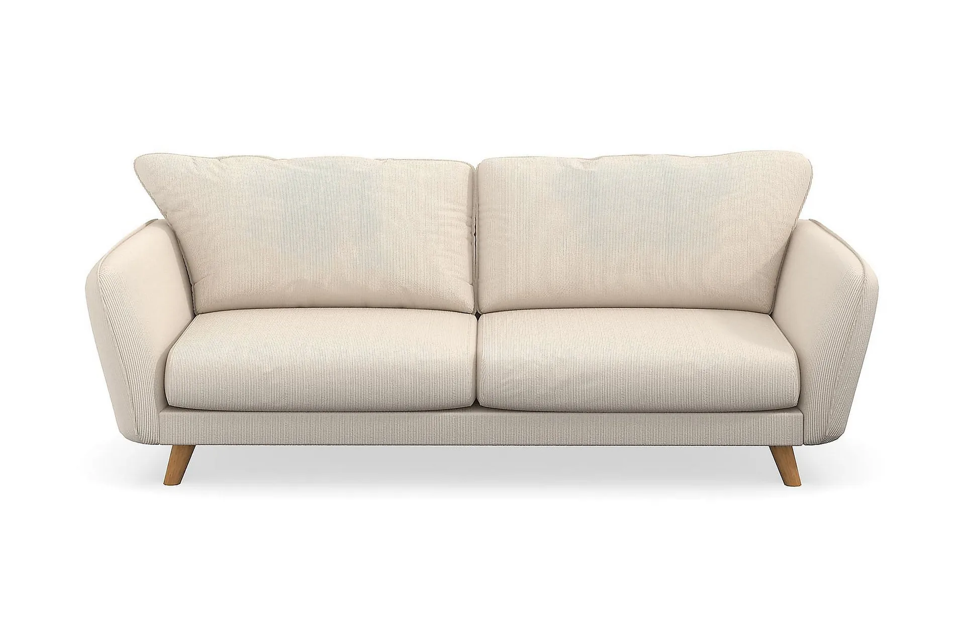Trend Lyx 3-istuttava sohva Beige Vakosametti - Huonekalut | Kodin1.com