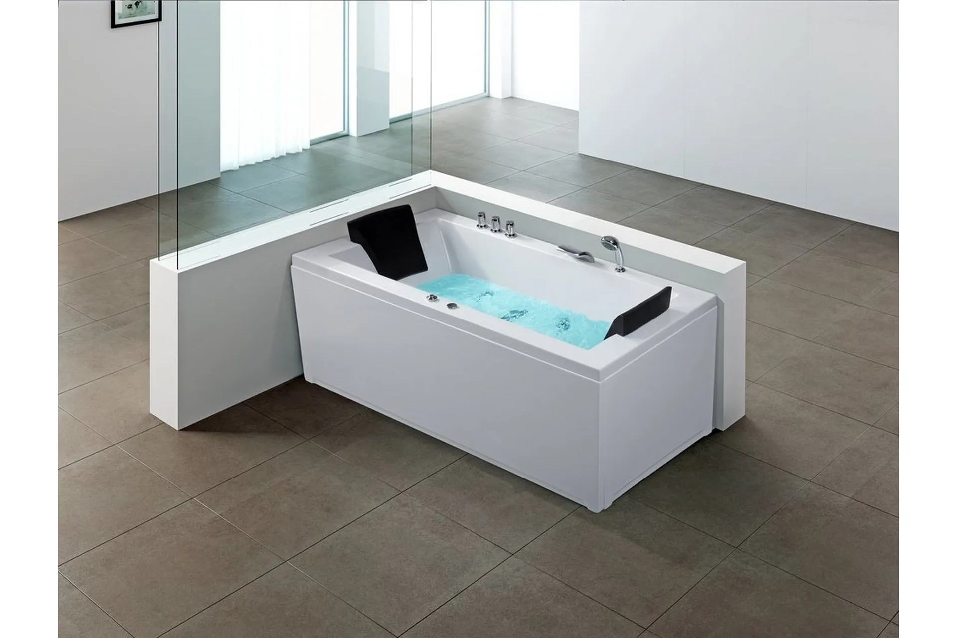 Varadero Boblebadekar 183 cm Hvit - Hus & oppussing - Trademax