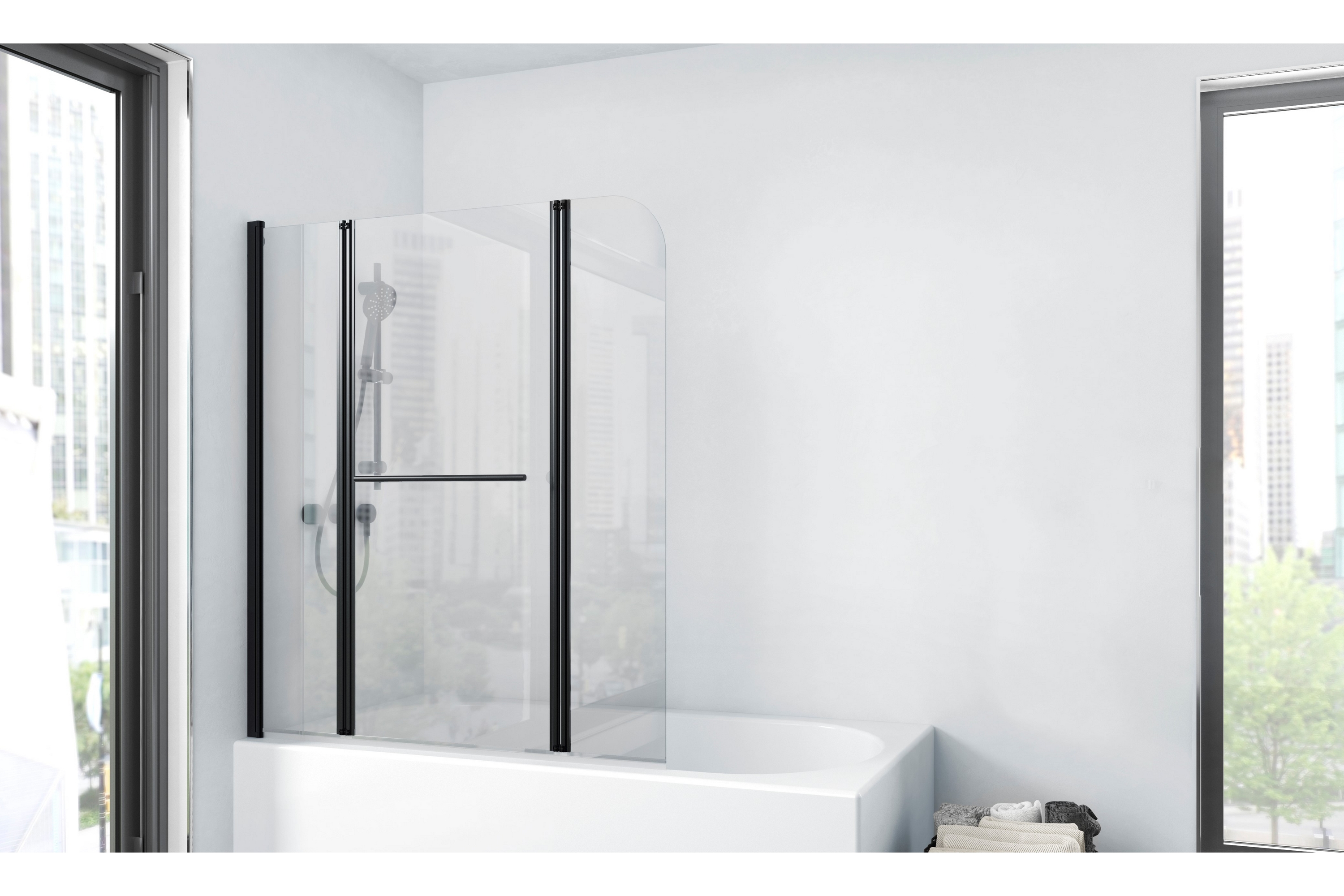 Dusserud Dusjvegg 140 cm - Dusjvegger | Trademax.no