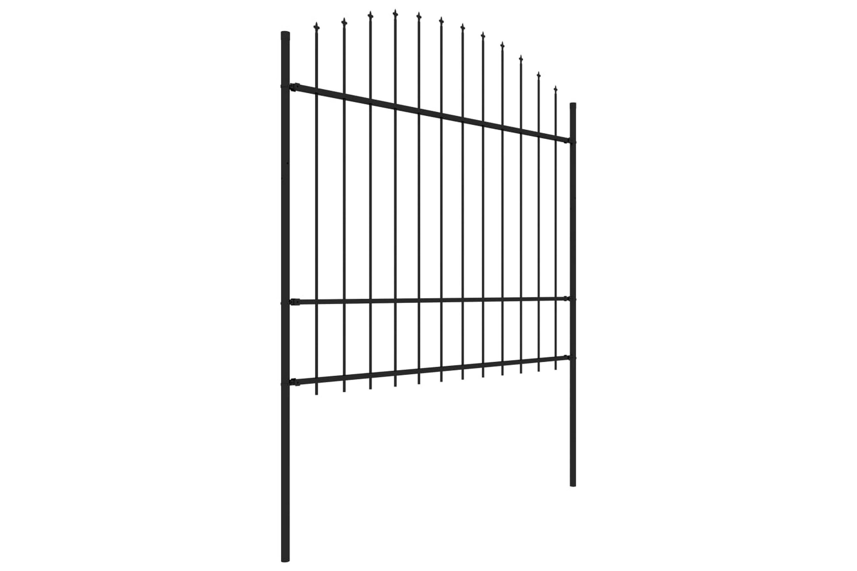 Be Basic Havehegn Med Spydtop (1,5-1,75)x11,9 M Sort Stål - Hus ...