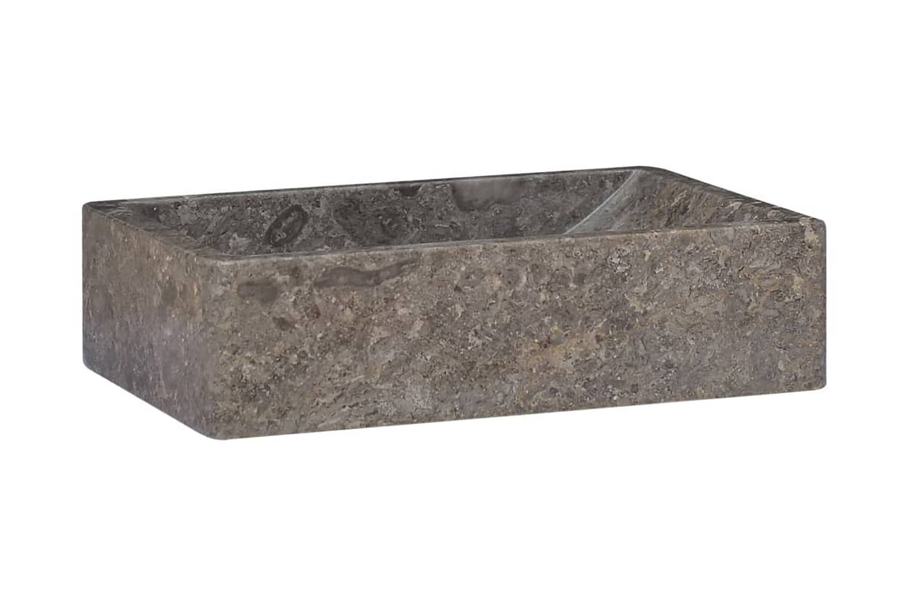 Be Basic Handfat grå 45x30x12 cm marmor Grå - Hus & renovering - Trademax