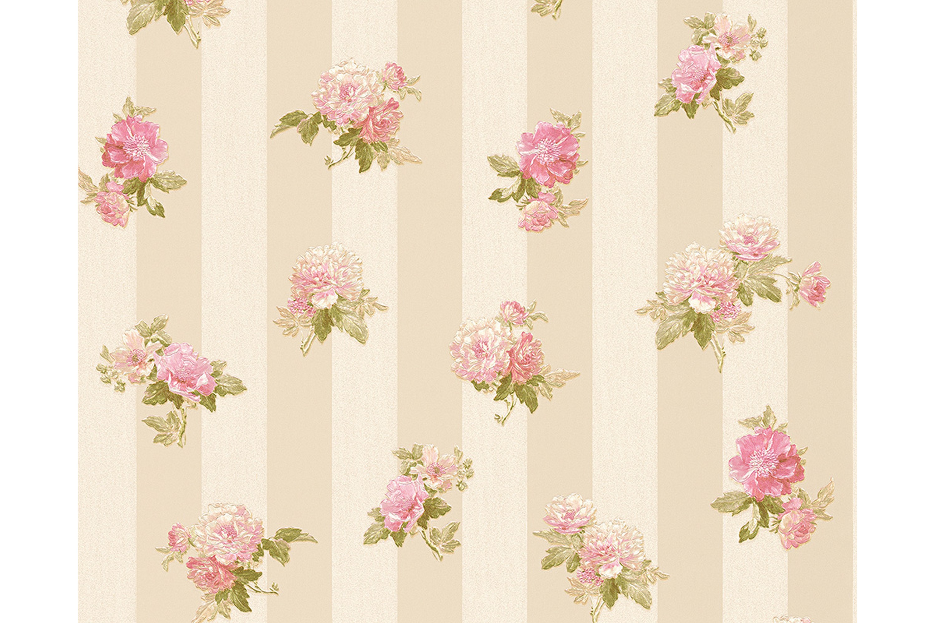 AS Creation Blommig Tapet Romantico Ovävd Rosa AS Creation - Inredning ...