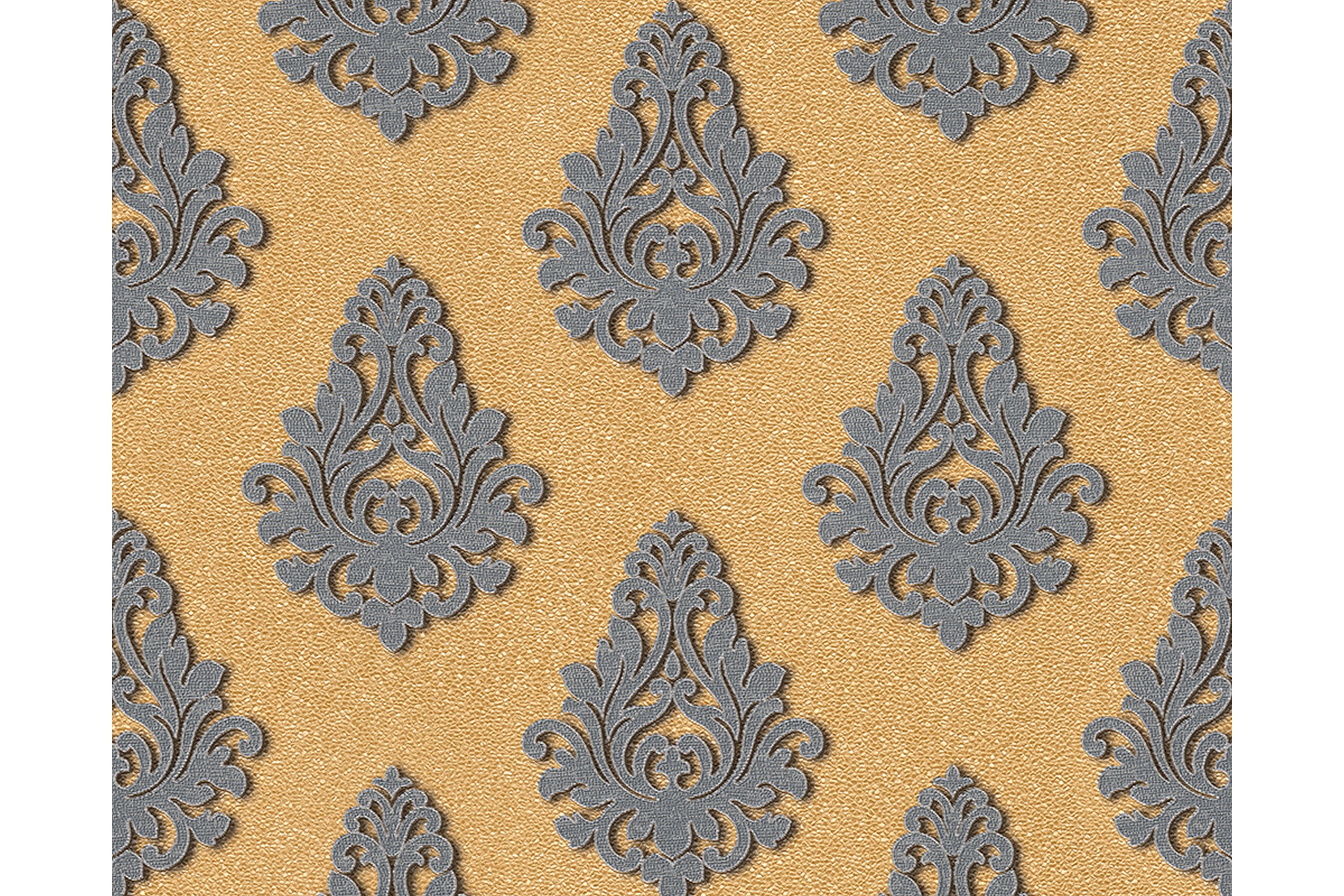 AS Creation AS Creation Barok Tapet Nobile Nonwoven Grå Guld AS ...