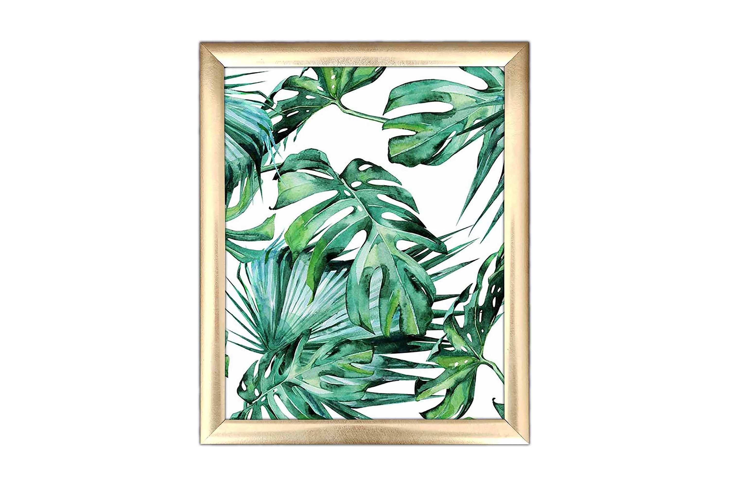 Bilde Floral med Ramme Flerfarget 22,3x52,8 cm - Innredning - Trademax