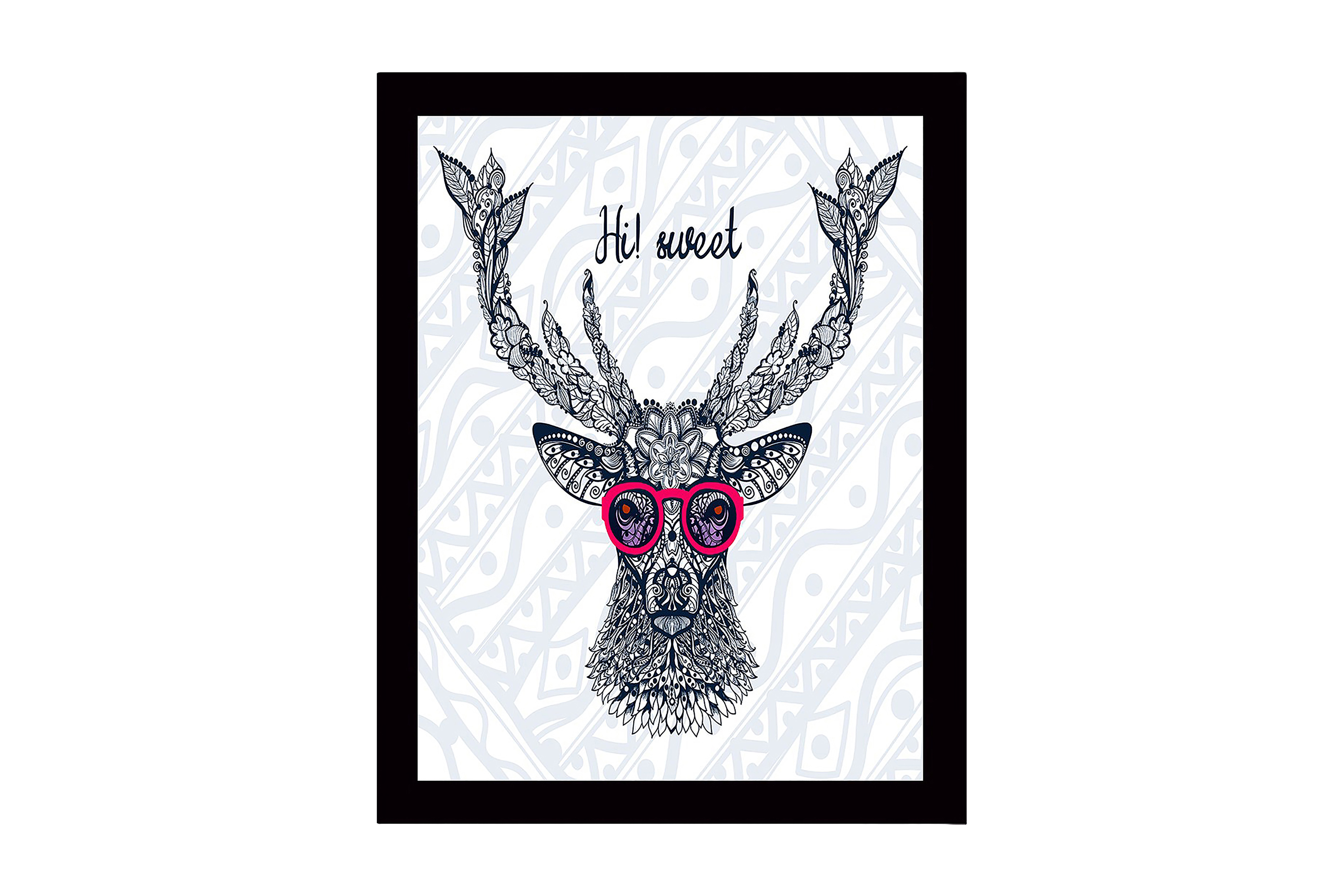 Dekorativ InnRammemet MDF-maling 41x56 cm Flerfarget - Innredning ...