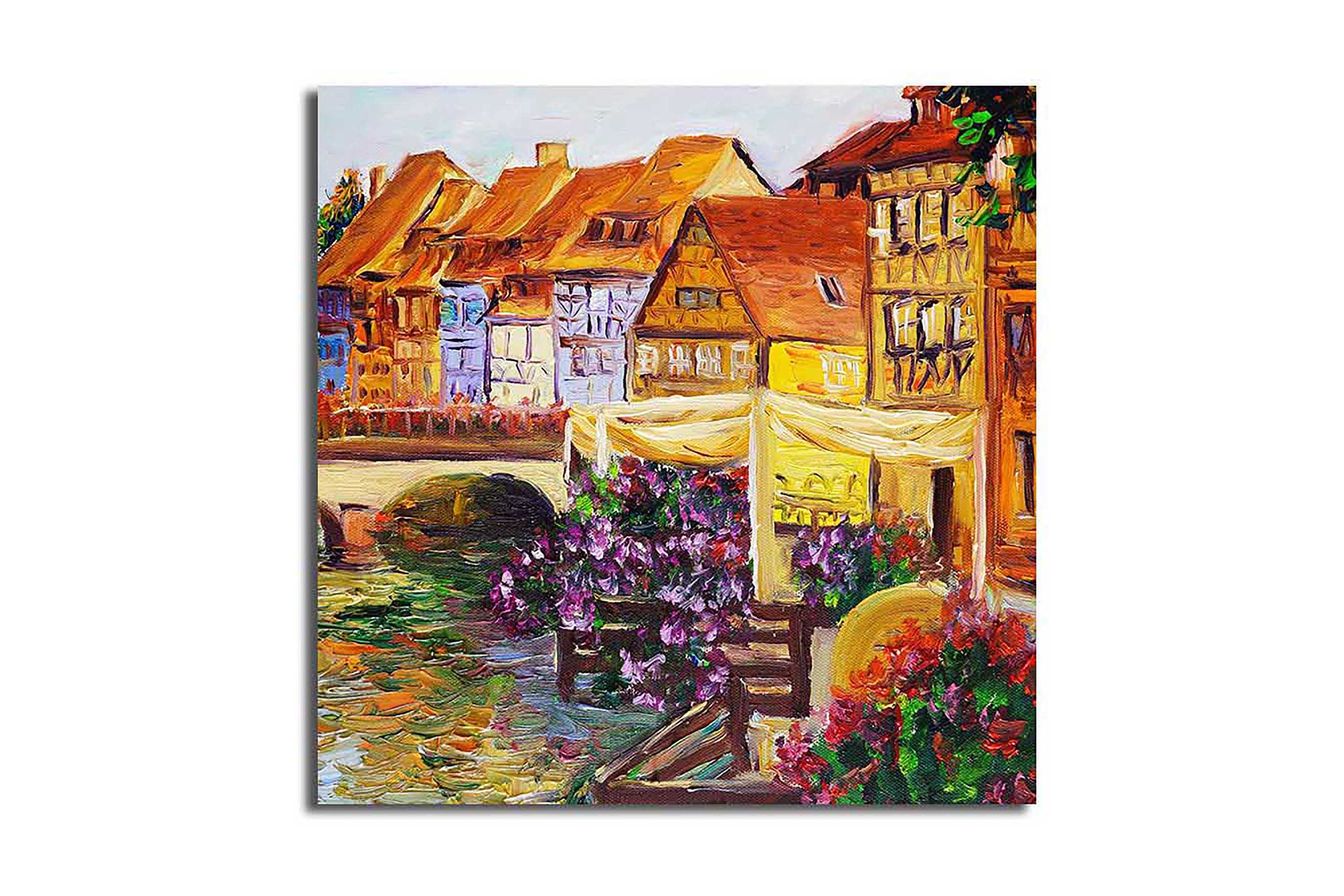 Canvasbilde Flerfarget 44x54 cm - Interiør - Chilli