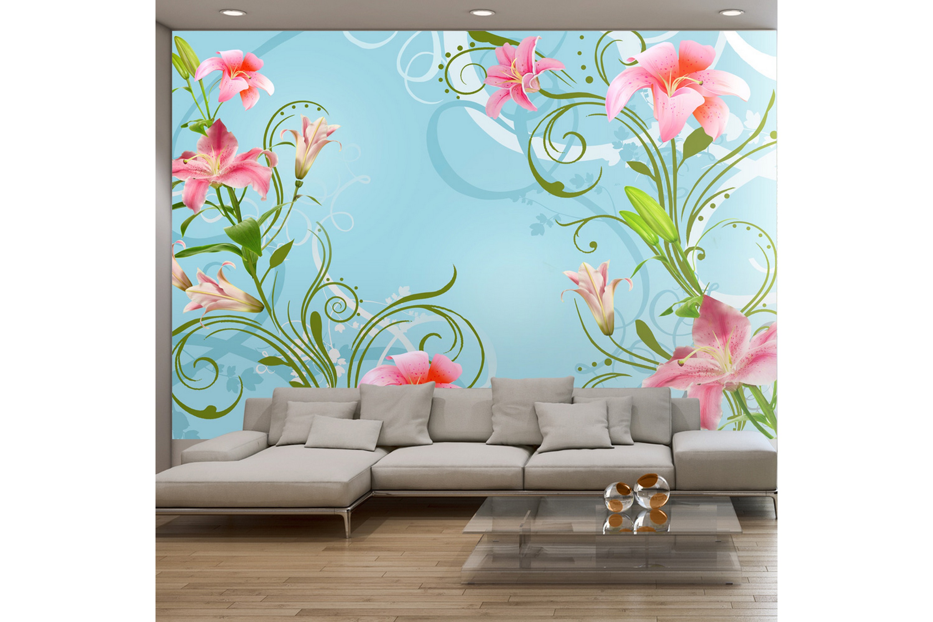 Veggmaleri Subtle Beauty Of The Lilies II 150x105 Artgeist sp. z o. o ...