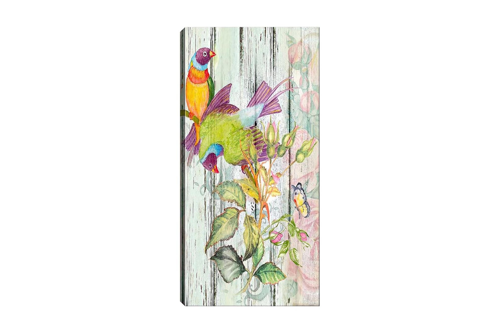 Canvastavla DKY Floral & Botanical Flerfärgad 50x120 cm - Inredning ...